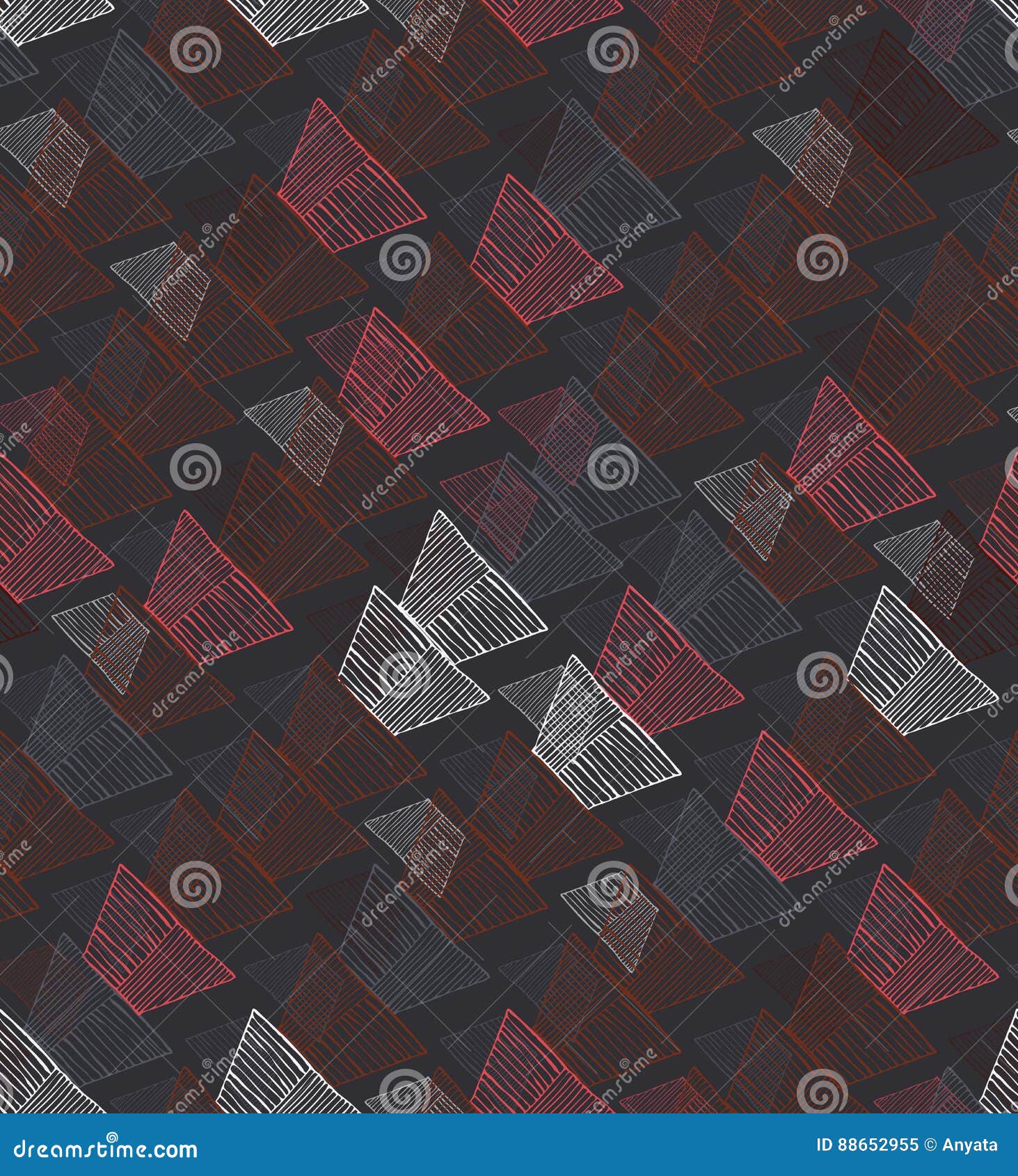 Hatched Trapezoids Diagonal Random Overlapping on Brown Stock Vector ...