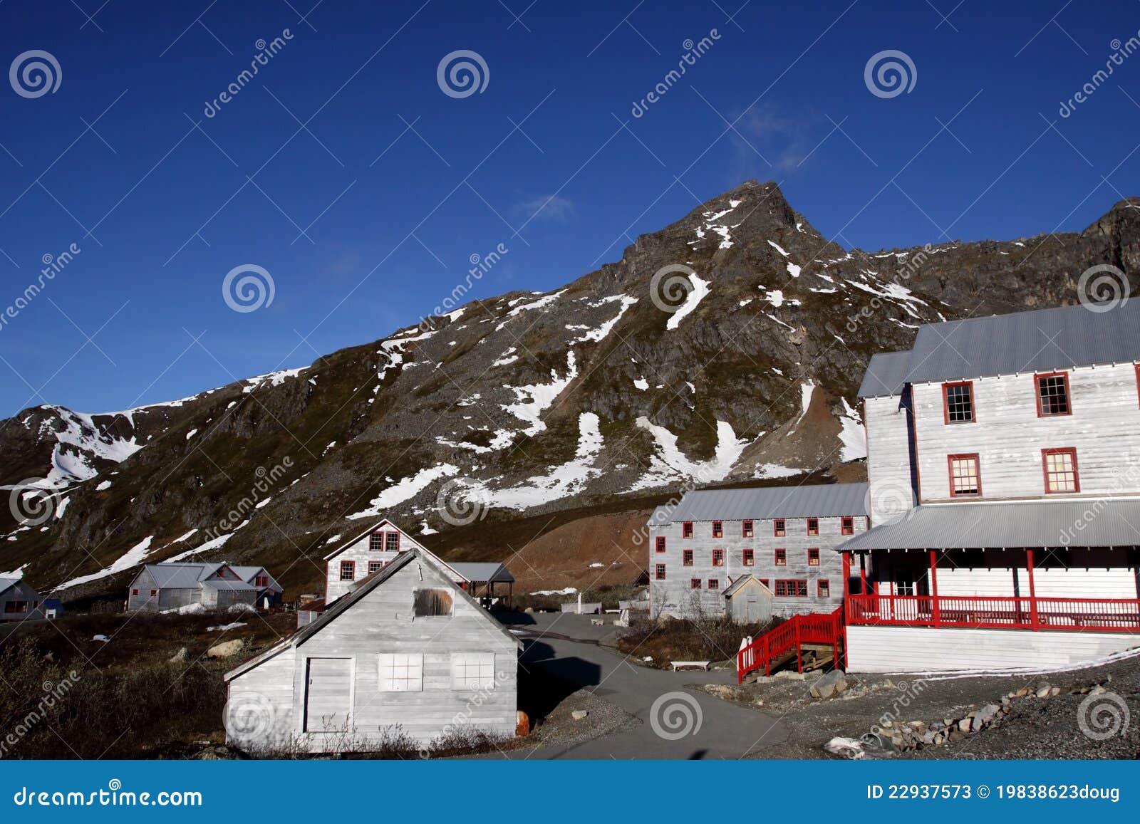 Hatcher Pass Mine stock image. Image of alaska, trim - 22937573