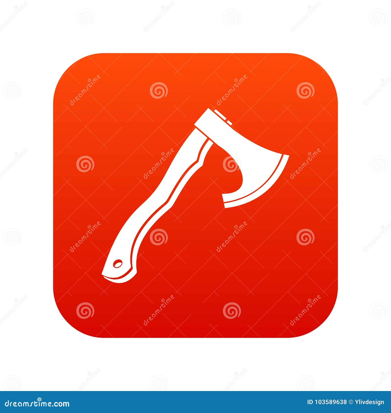 Hatchet Icon. Simple Thin Line, Outline Vector Of Camping Icons For Ui ...