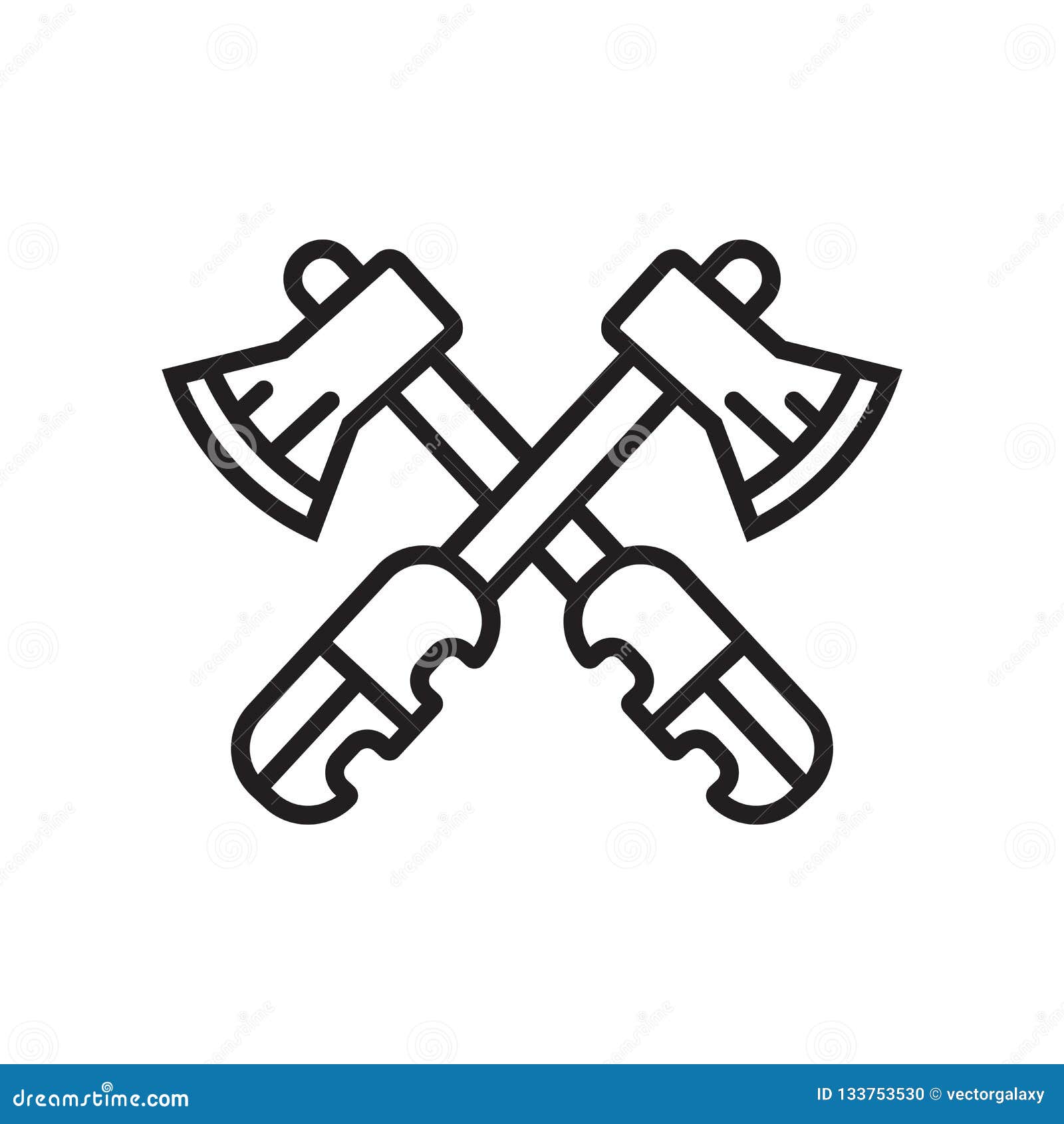 Hatchet Icon Vector Sign And Symbol Isolated On White Background ...