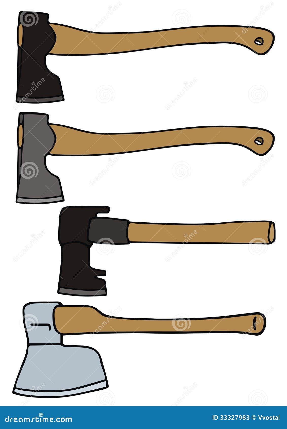 Hatchet stock vector. Illustration of construction, lash - 33327983