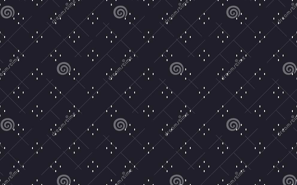 Hatching Pattern Seamless. Monochrome Background from Dotted Lines ...