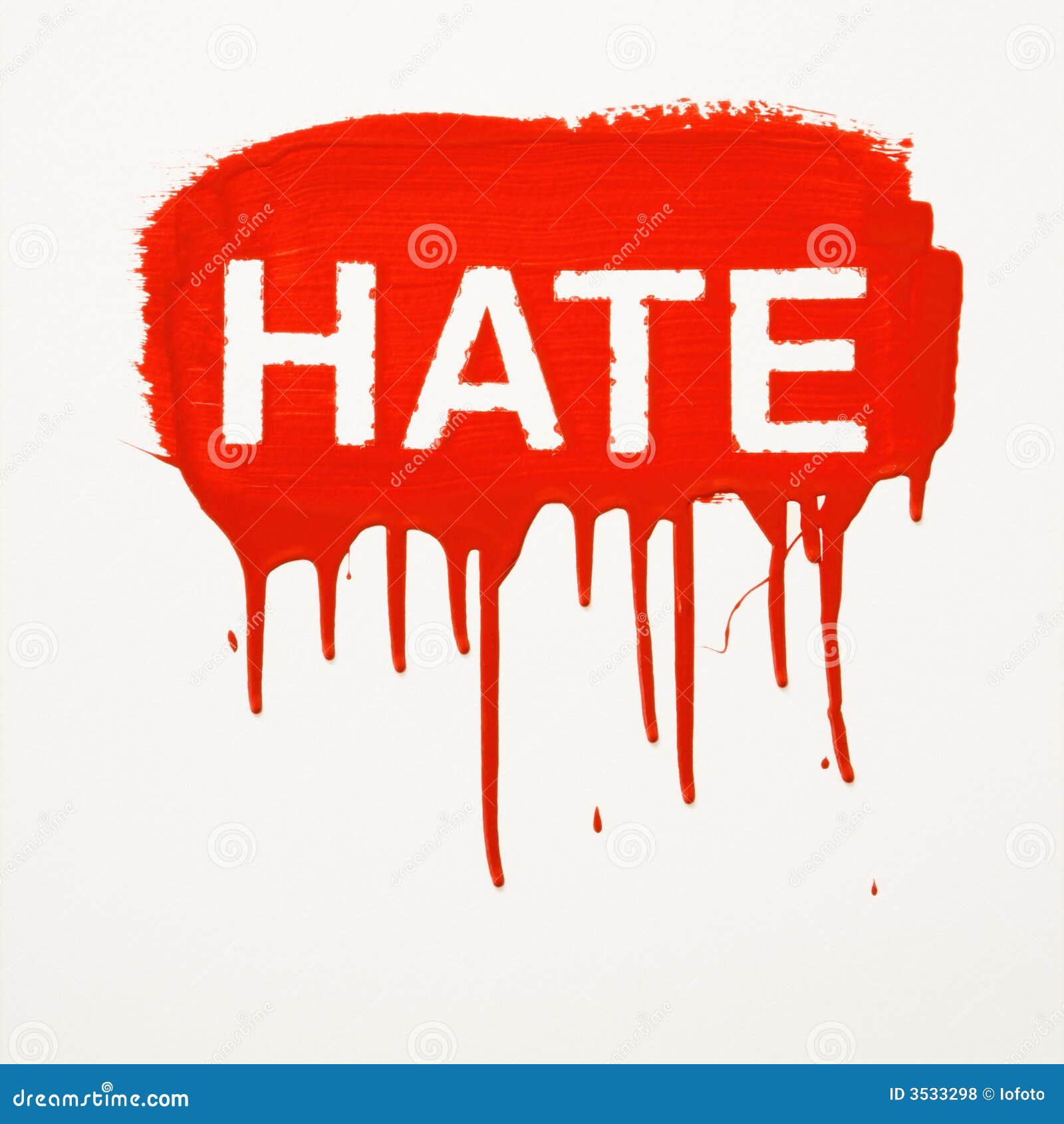 Hate painted on wall. stock photo. Image of 070925m0590 - 3533298