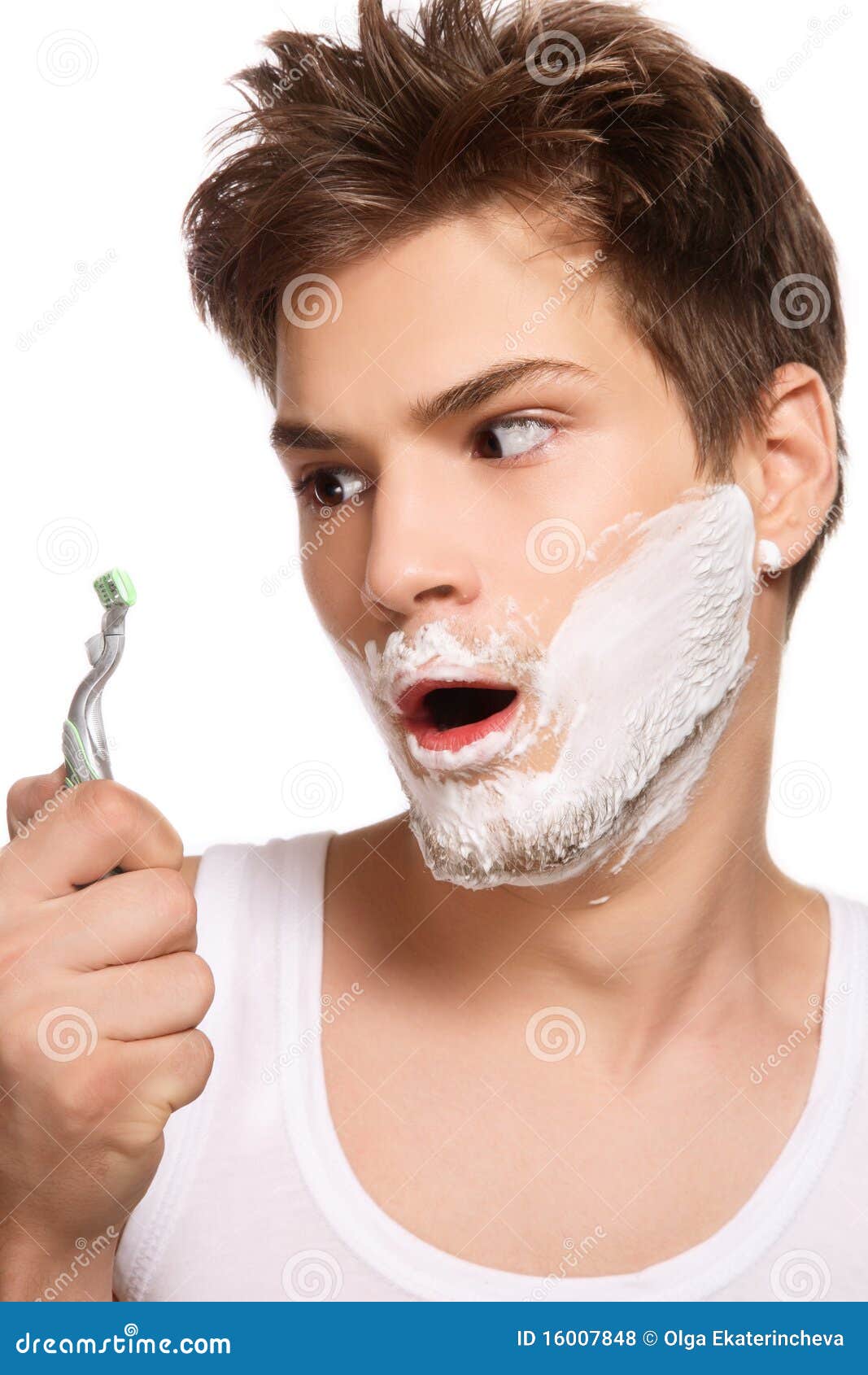 Hate shaving stock photo. Image of beard, care, hate - 16007848