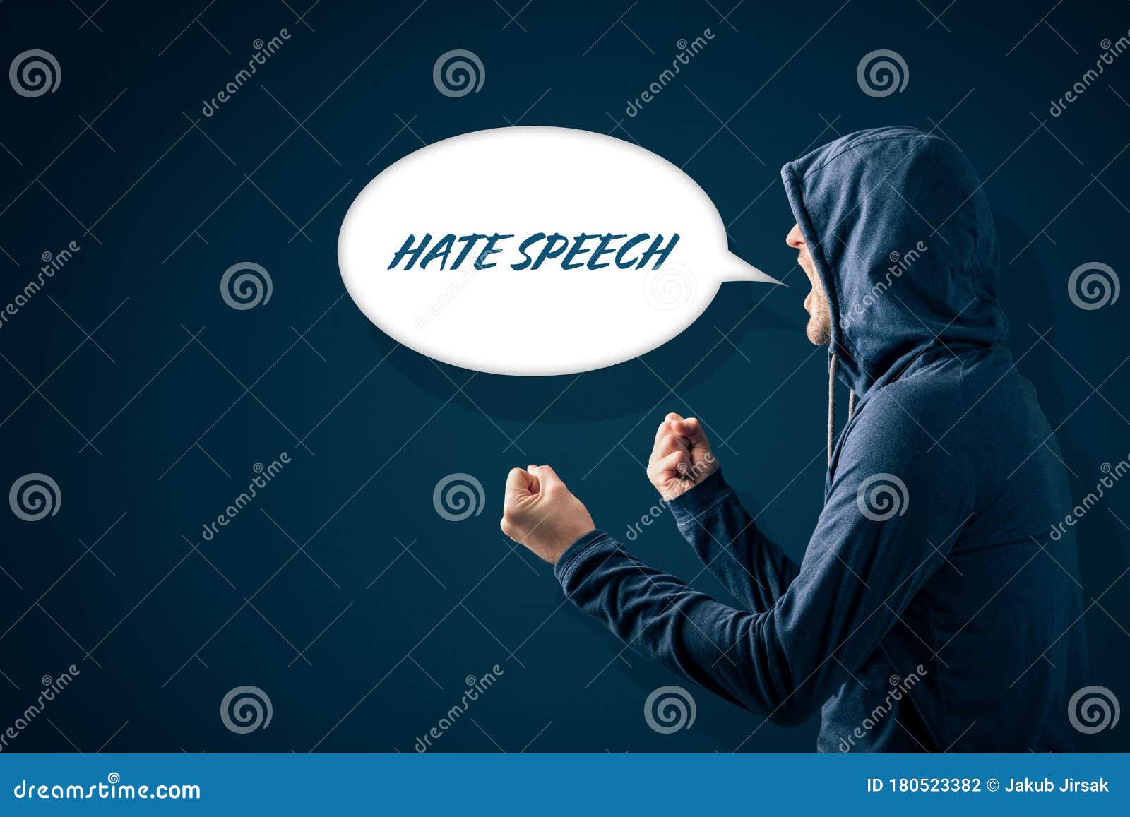 Hate Speech Problem Concept Stock Photo - Image of hate, bullying ...