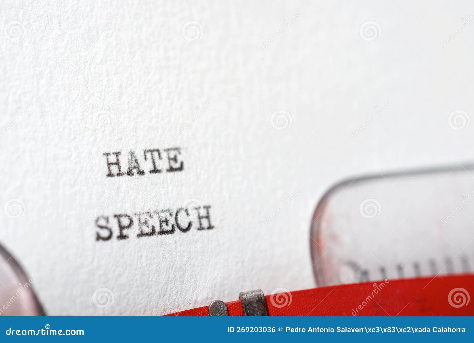Hate speech text stock photo. Image of discourse, page - 269203036