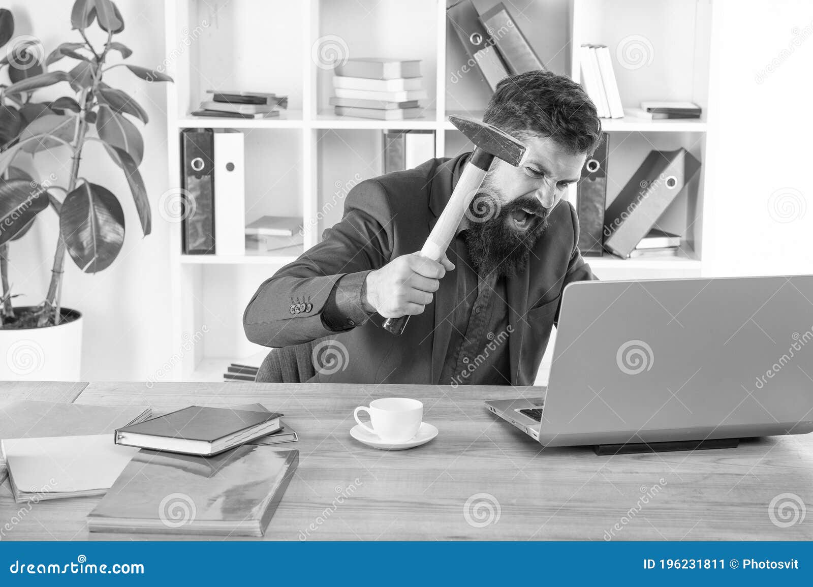Hateful Job Bad Computer Annoying Ads And Pop Up Banners Slow