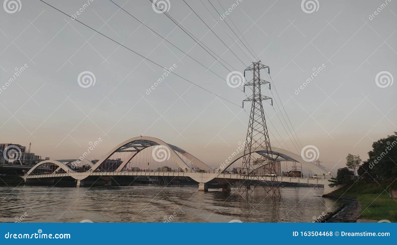 Hatirjheel stock photo. Image of bridge, hatirjheel - 163504468