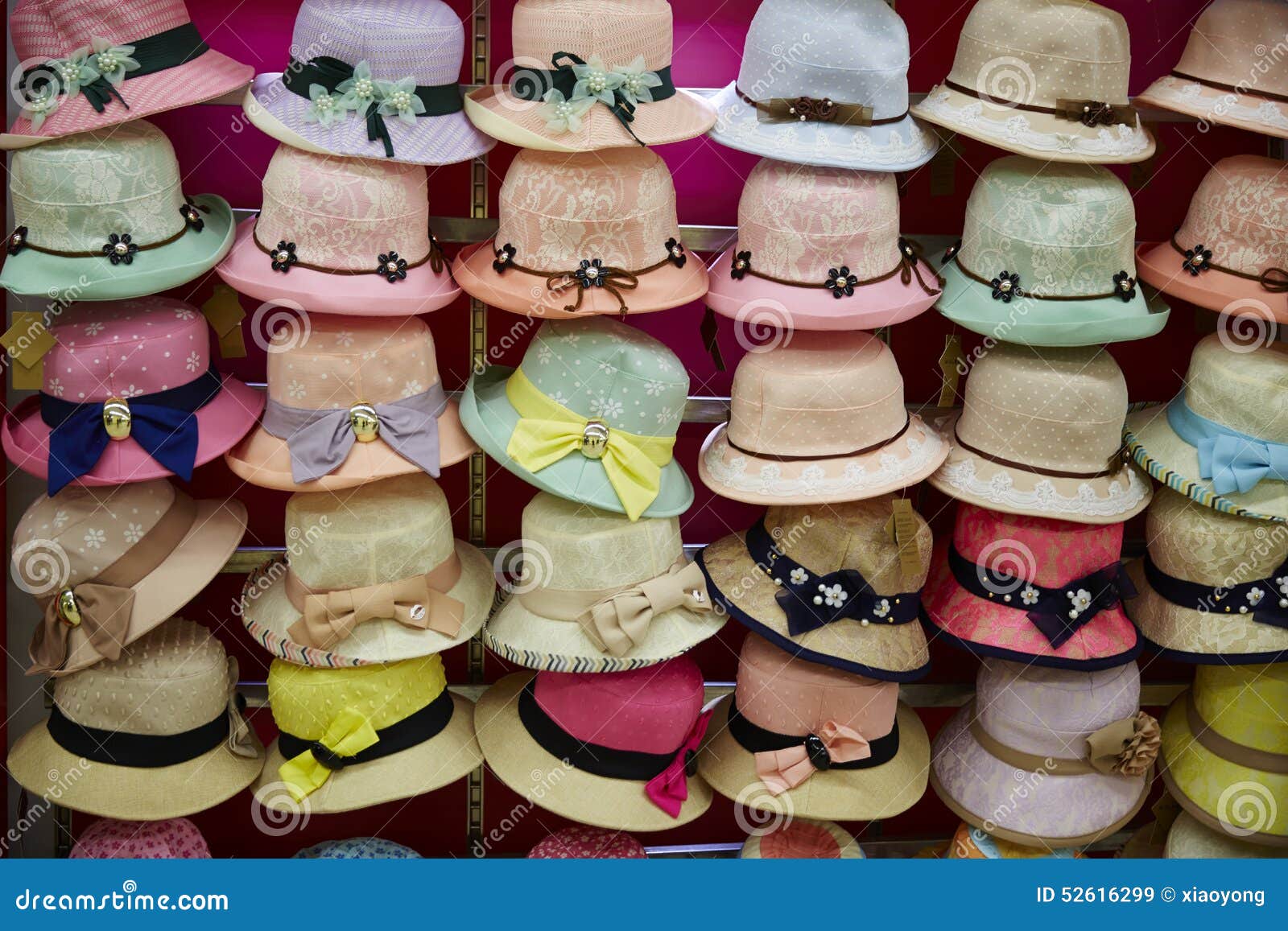 Hats stock image. Image of hats, colors, array, styles - 52616299