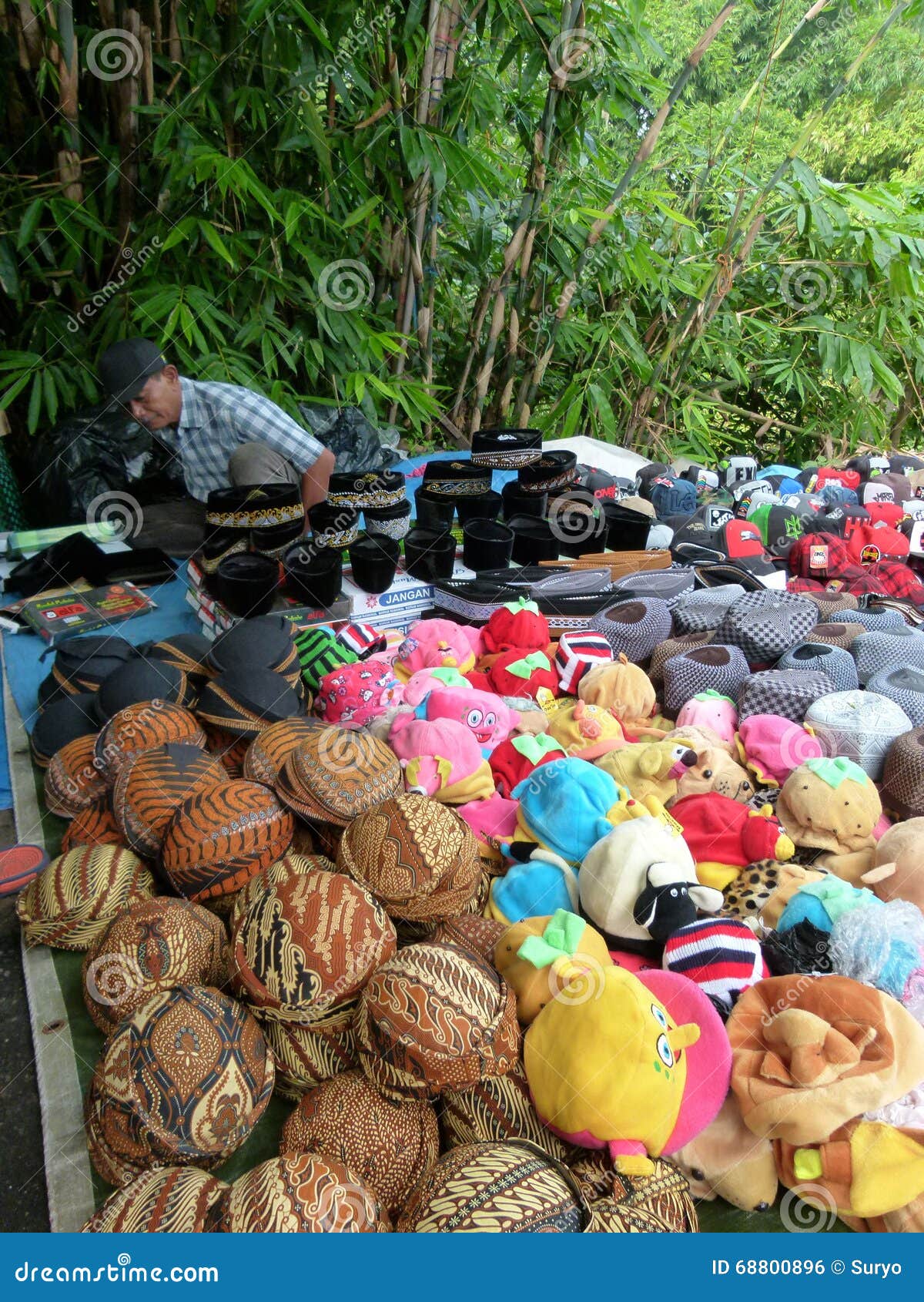 Hats editorial photo. Image of hats, market, central - 68800896