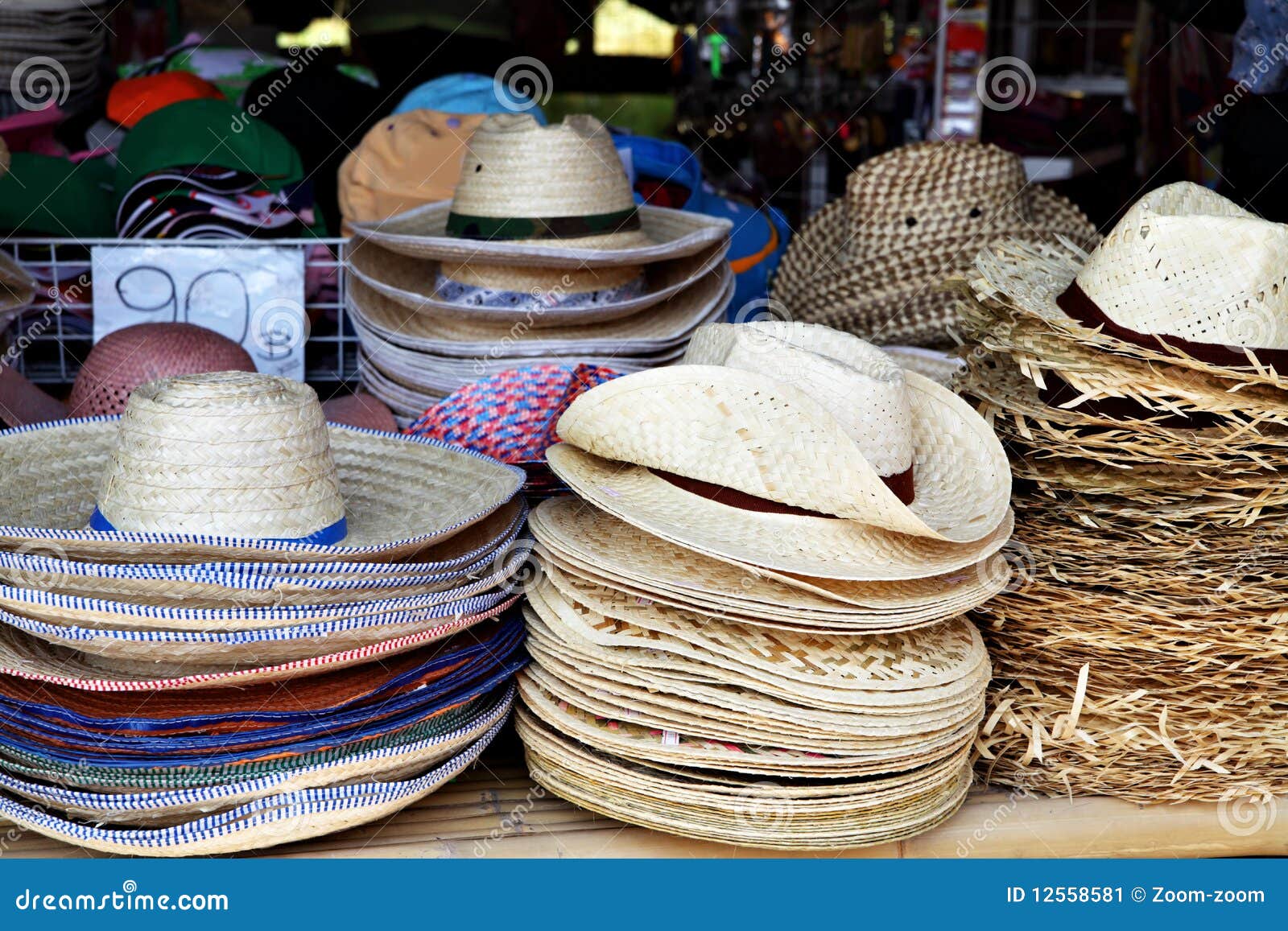 Hats sale stock image. Image of handmade, headdress, circular - 12558581