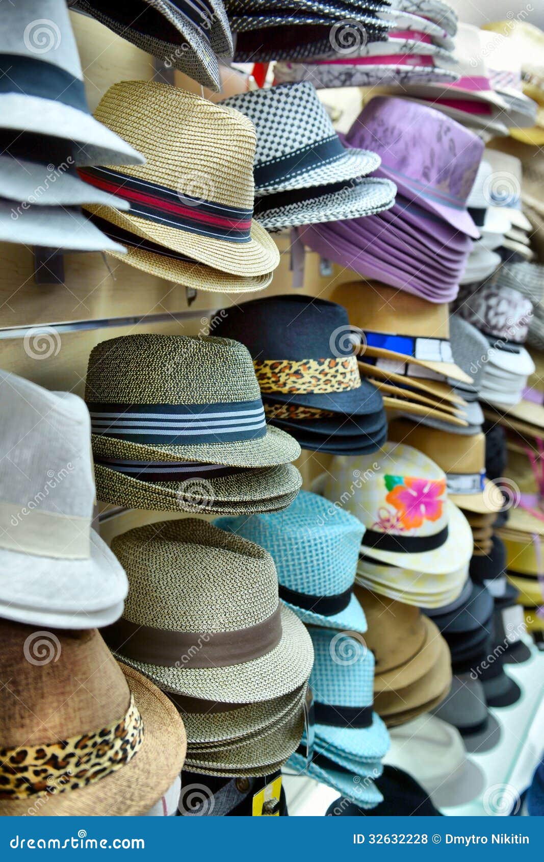 Hats showcase stock photo. Image of elegance, fashionable - 32632228