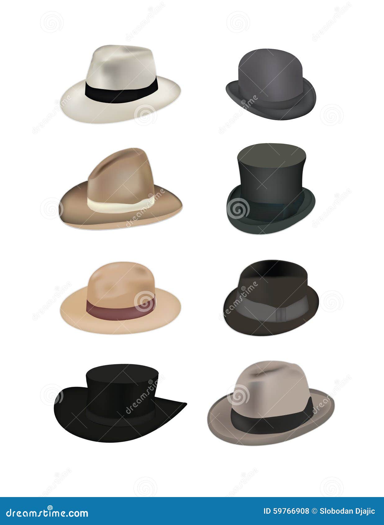 Hats vector illustration stock vector. Illustration of ancient - 59766908