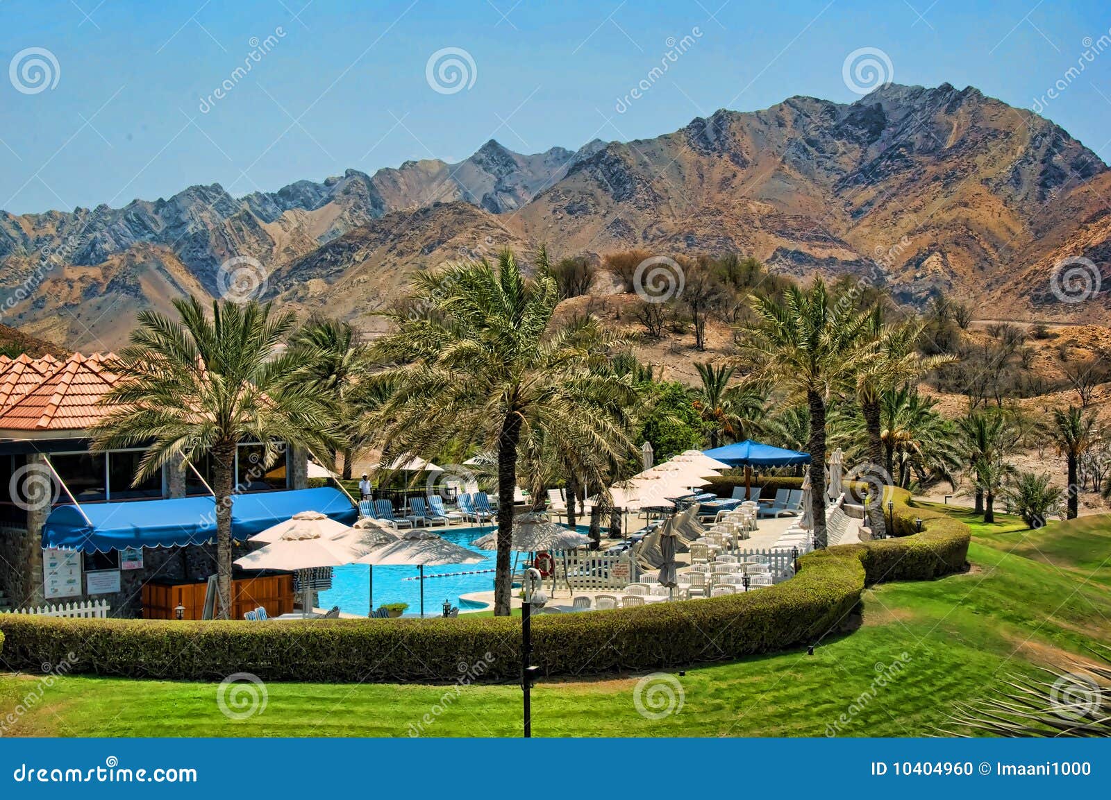 Hatta Hotel stock photo. Image of mountains, fort, hatta - 10404960