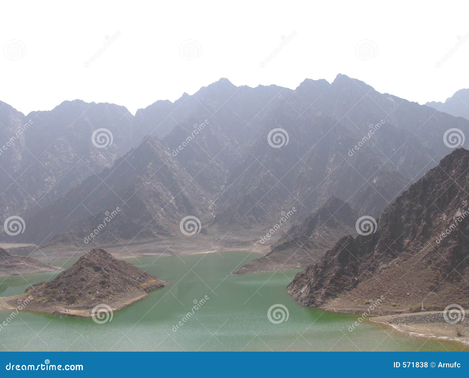 Hatta Lake stock photo. Image of mountain, outdoor, arab - 571838