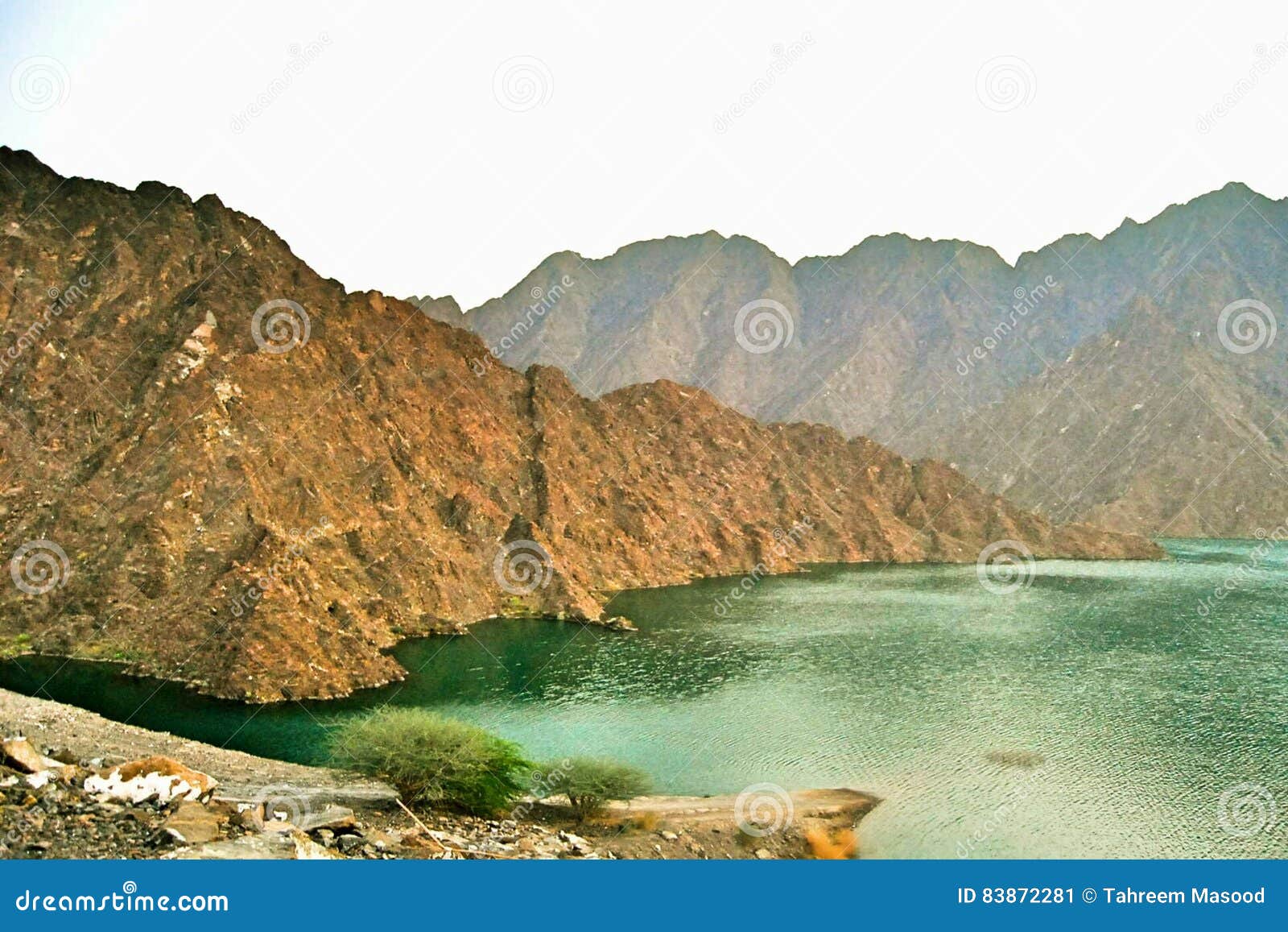Hatta lake stock image. Image of located, hatta, lake - 83872281