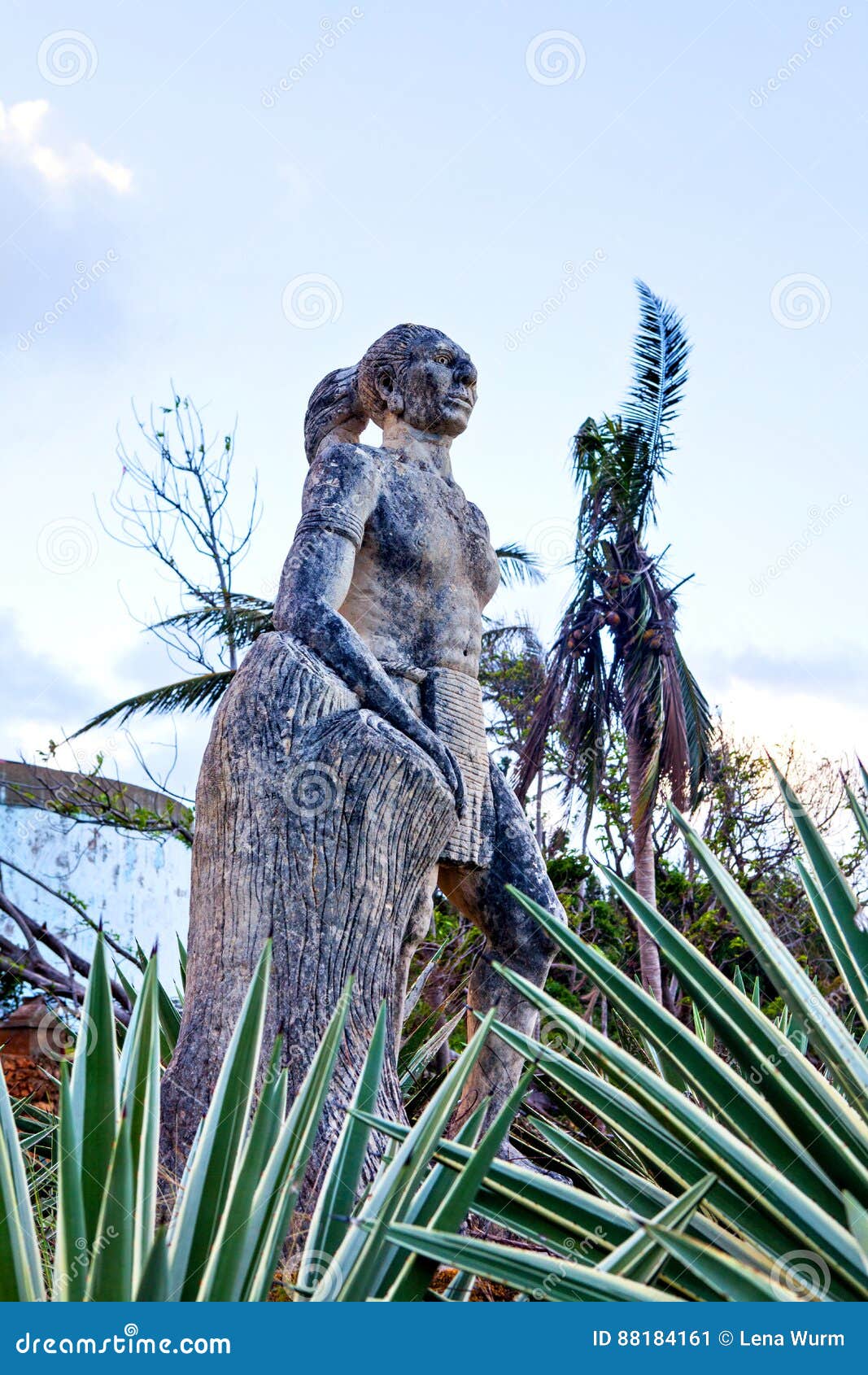 Hatuey Statue in Baracoa / Cuba Stock Image - Image of climate ...