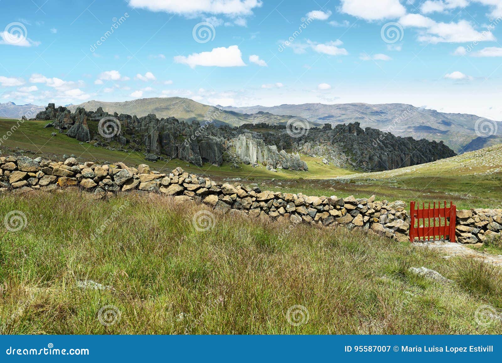 Hatun Machay Stone Forest in Ancash Peru. Stock Image - Image of ...