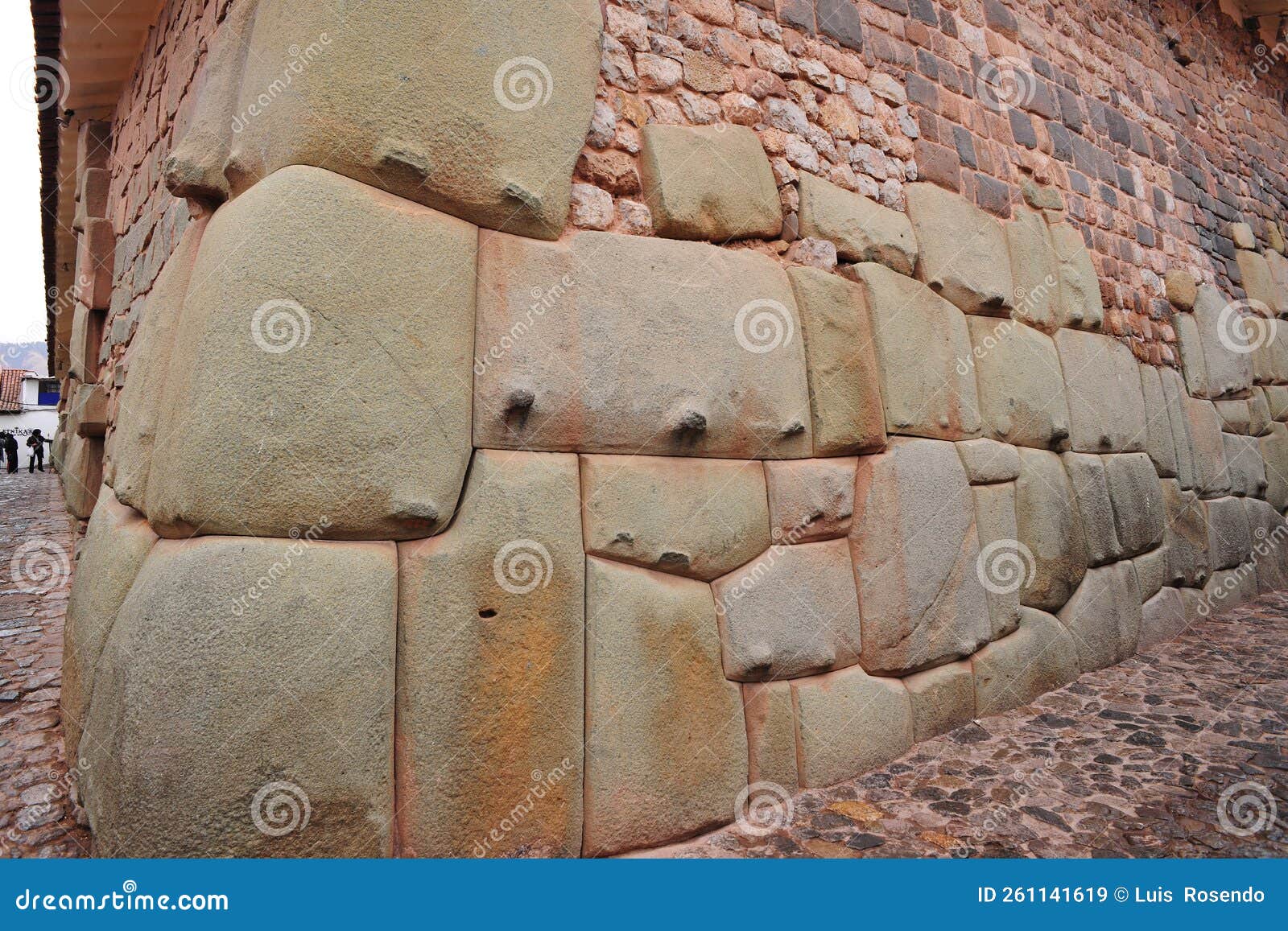 The Twelve Angle Stone Of Hatunrumiyoc In Cusco Royalty-Free Stock ...