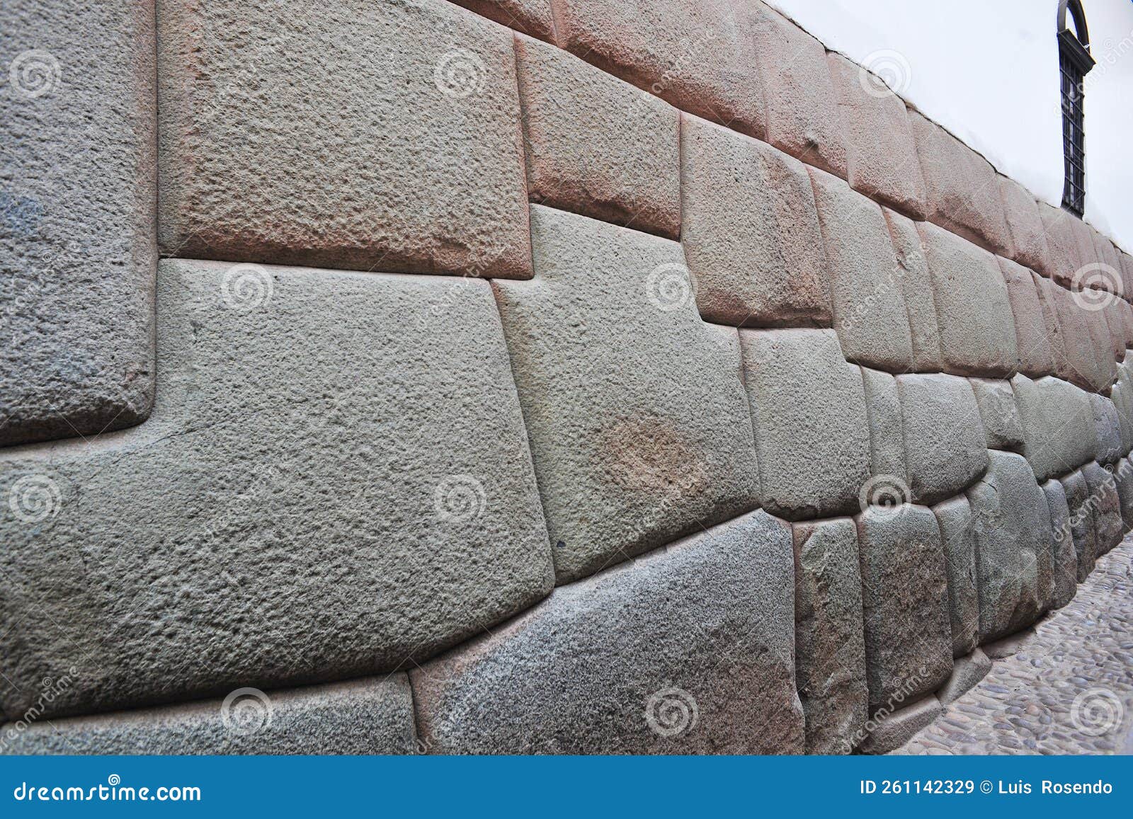 Hatun Rumiyoc Street with Incan Twelve Angle Stone in Cusco, Peru Stock ...