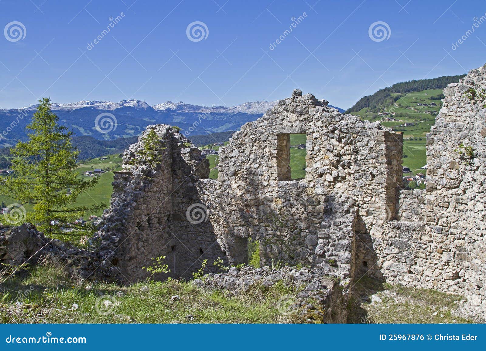 Hauenstein Ruins in South Tyrol Stock Photo - Image of alto, dolomites ...
