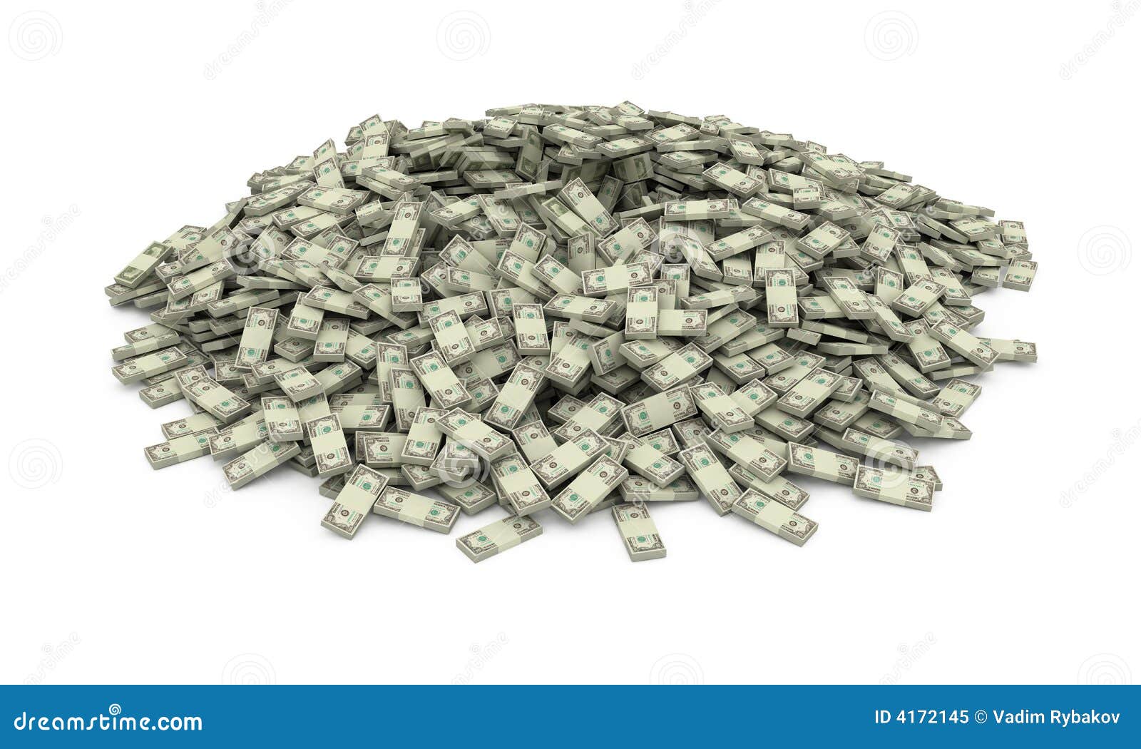 Haufen des Geldes stockbild. Bild von begrifflich, abbildung - 4172145