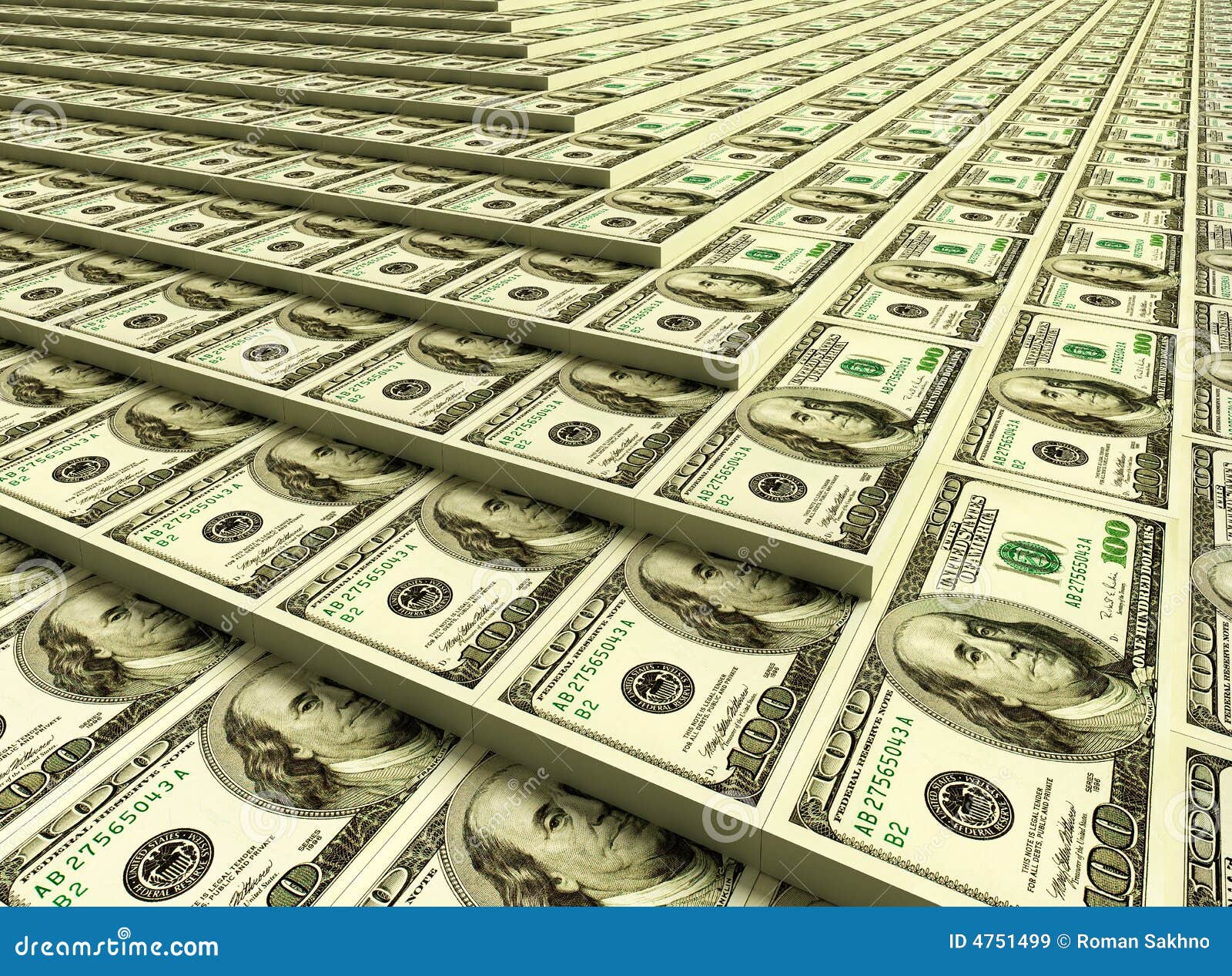 Haufen des Geldes stock abbildung. Illustration von gutschrift - 4751499