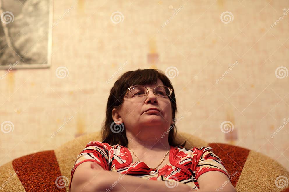 Haughty woman stock image. Image of face, serious, indoors - 17854373