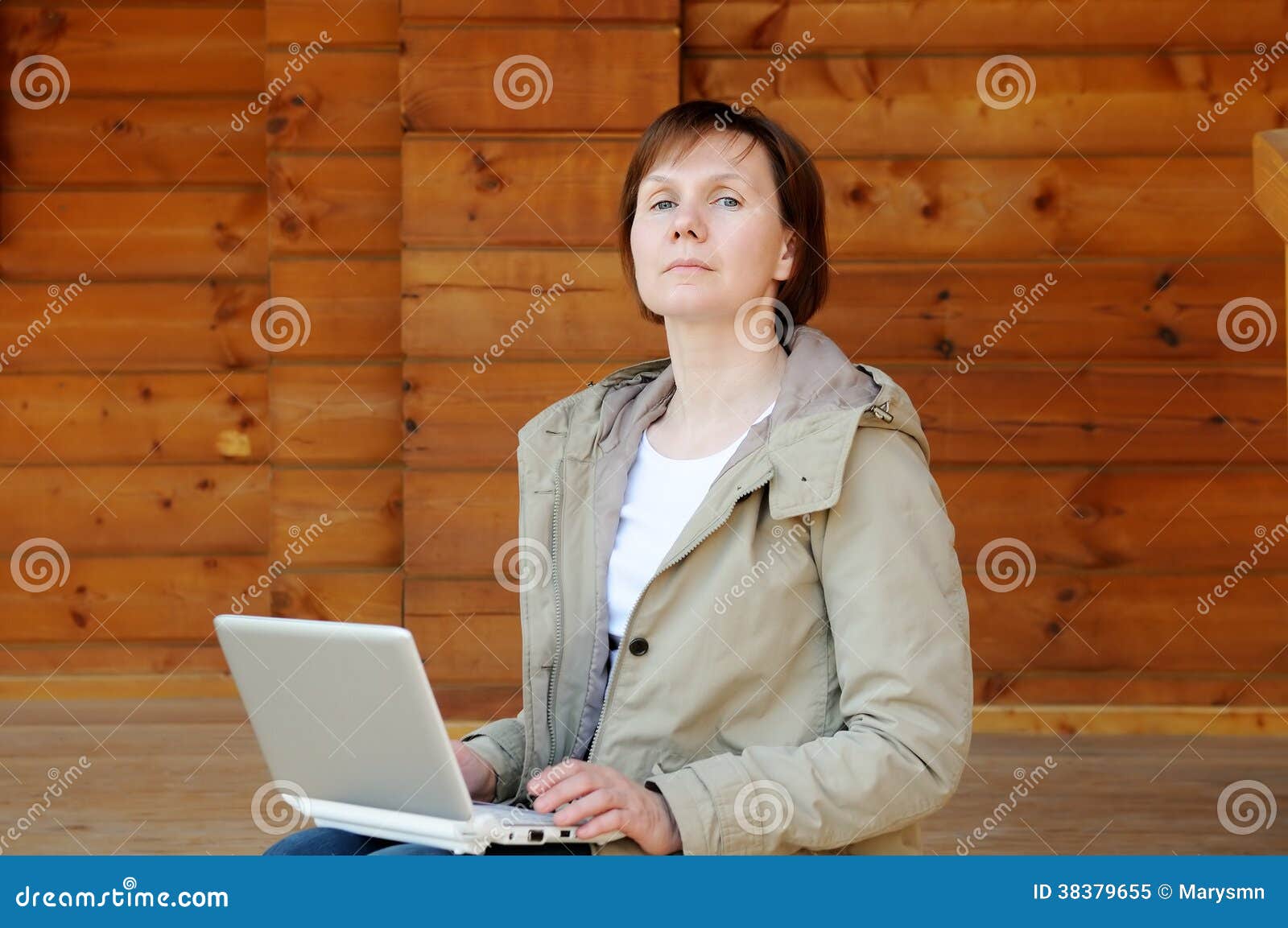 Haughty woman with laptop stock image. Image of busy - 38379655
