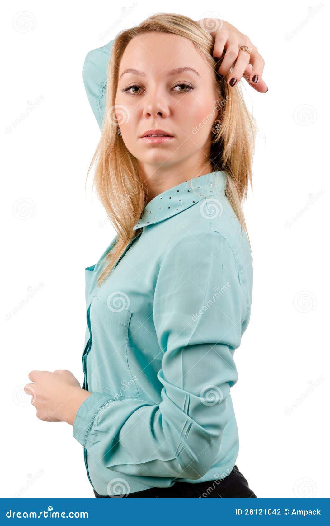 Haughty young woman stock photo. Image of american, adult - 28121042