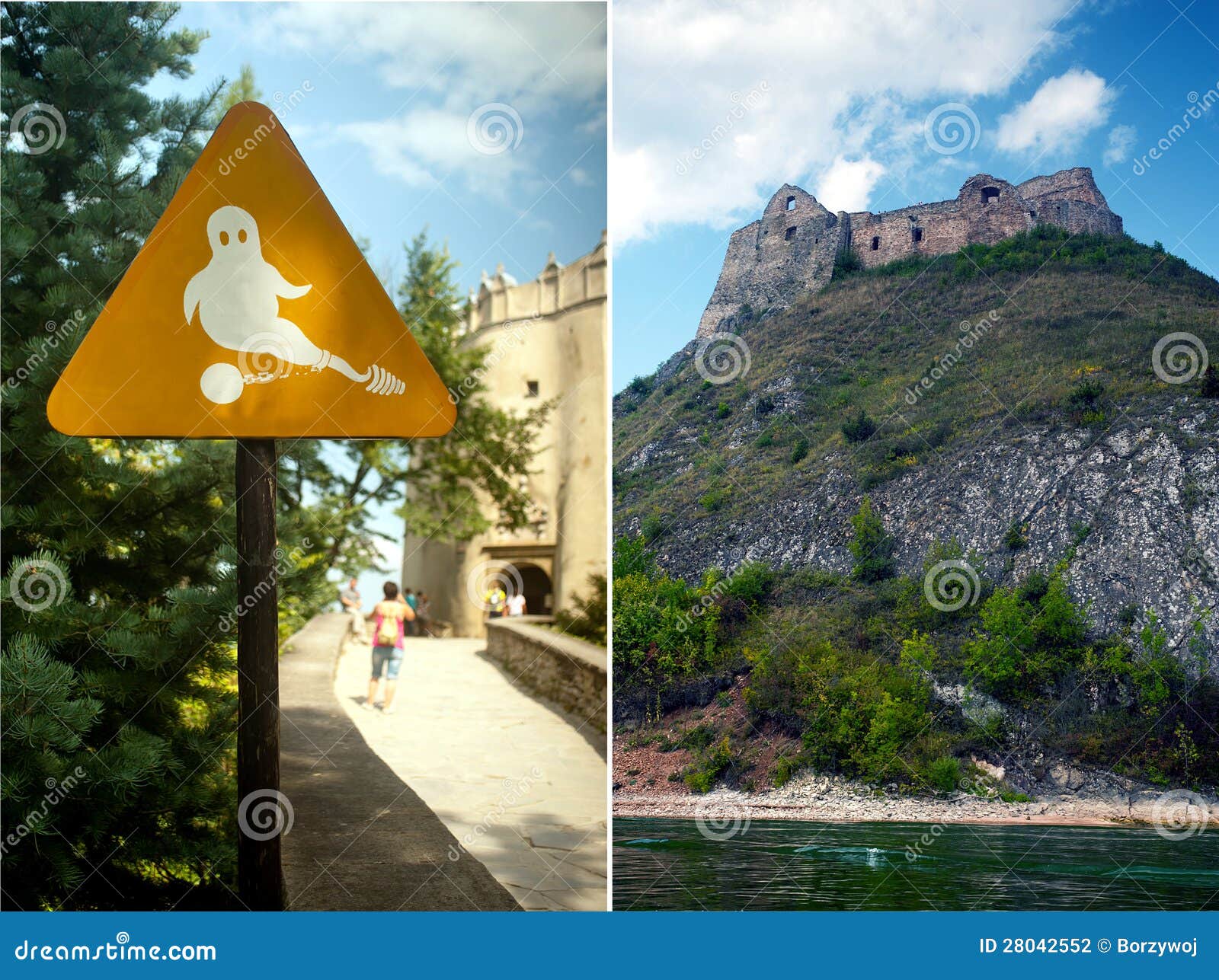 Haunted castle sign stock photo. Image of ghosted, architecture - 28042552