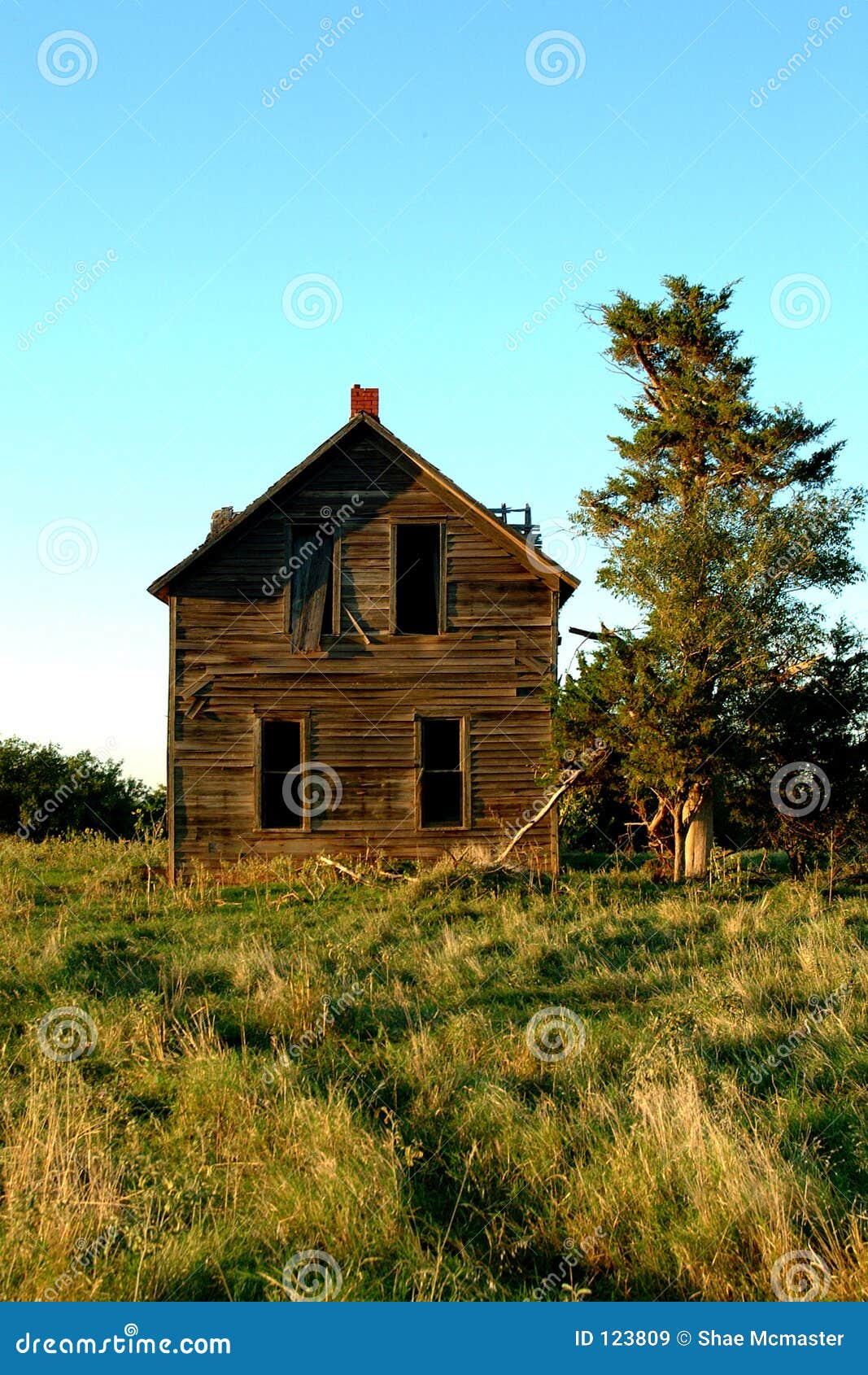 Haunted Farm House stock image. Image of overgrown, sinister - 123809