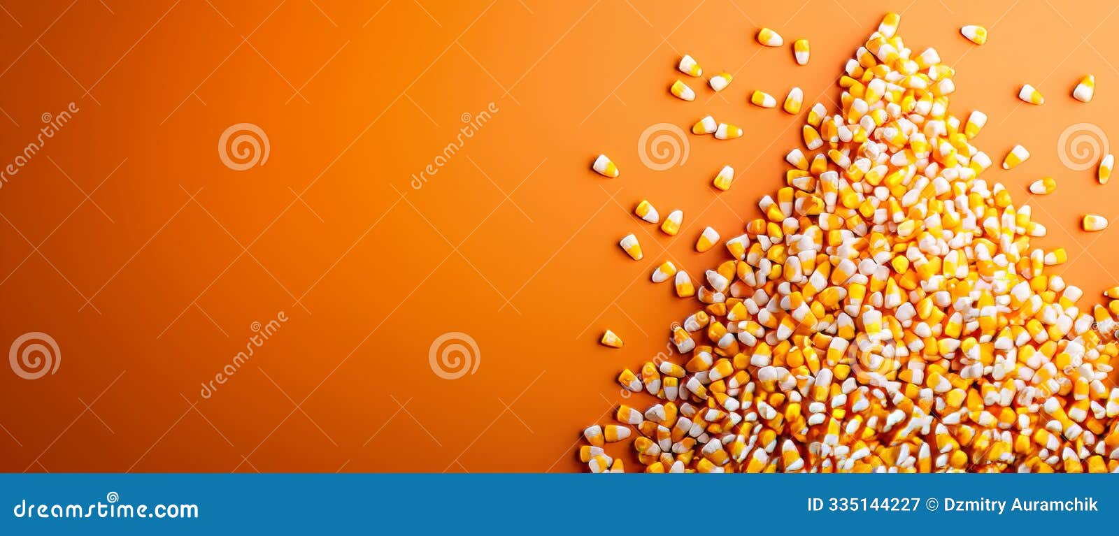 Haunted Halloween Candy Corn Tree Arrangement with Text Space- a Stack ...