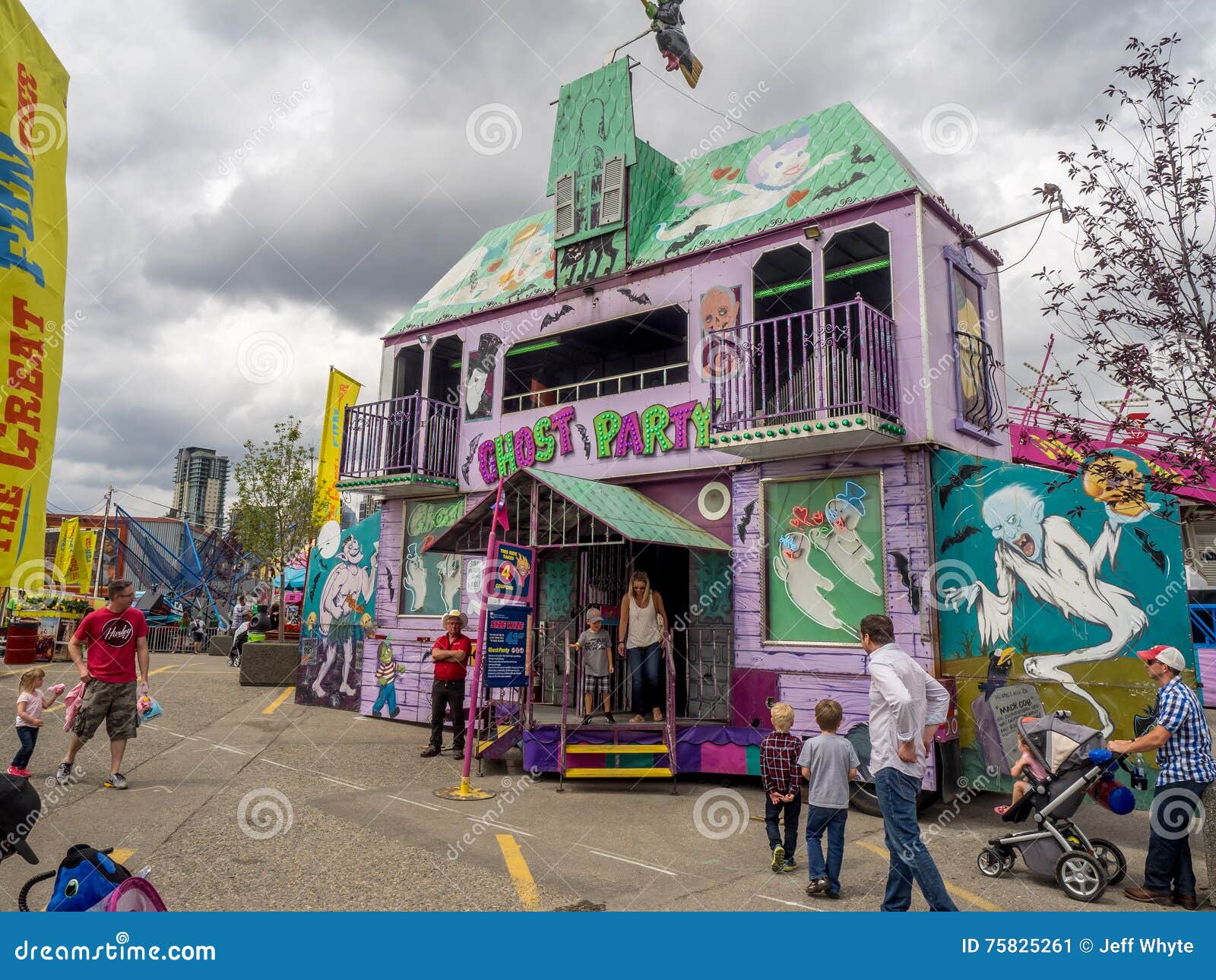Haunted House Ride, Calgary Stampede Editorial Photo - Image of snacks ...