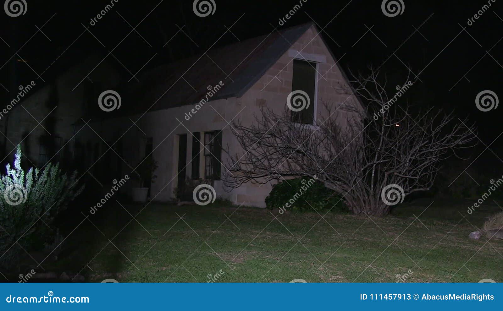 A haunted house shot stock video. Video of scary, haunted - 111457913