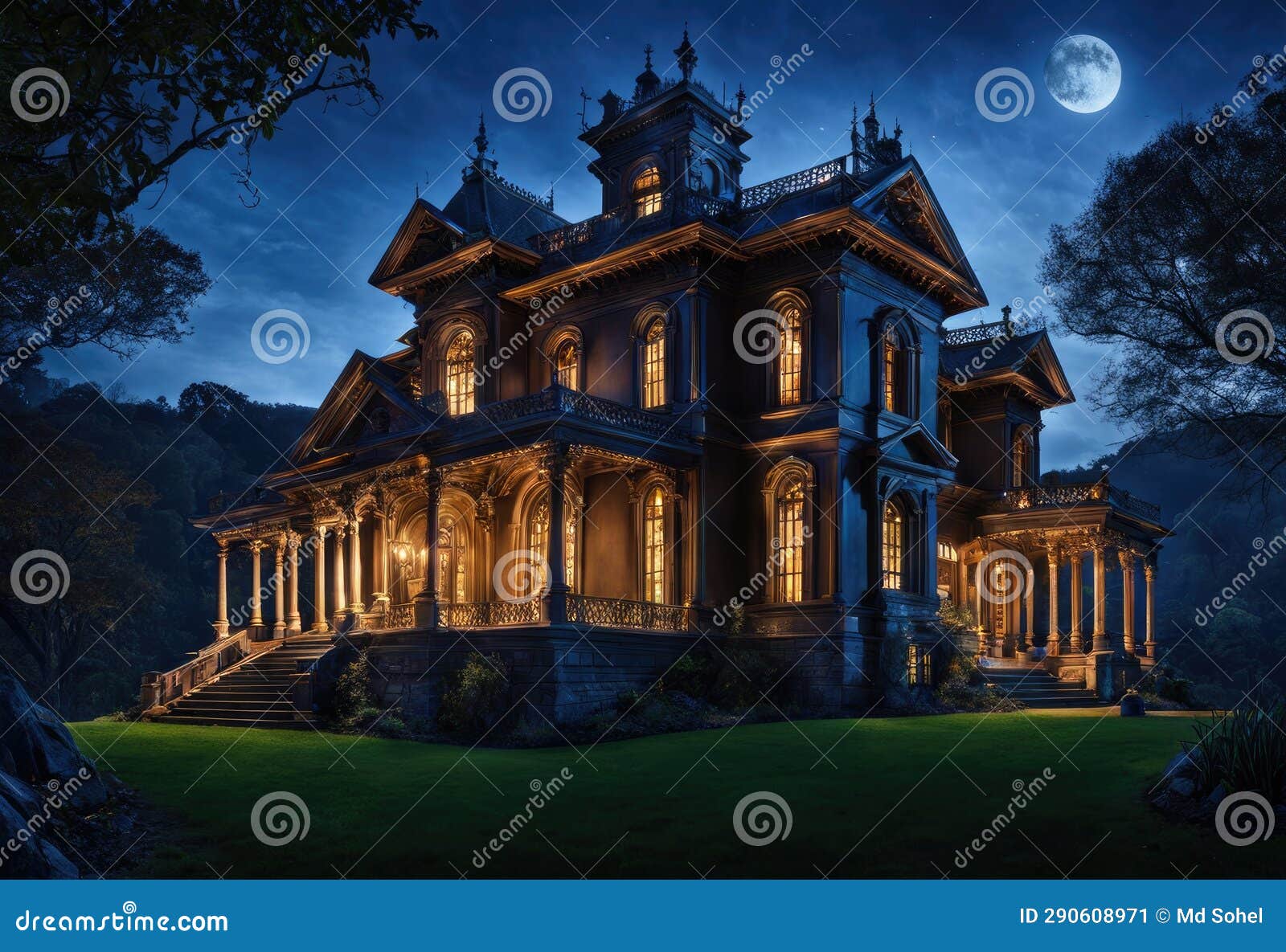 Old Mansion On The Hill Lighthouse Is A Haunted House That Is Cursed By ...