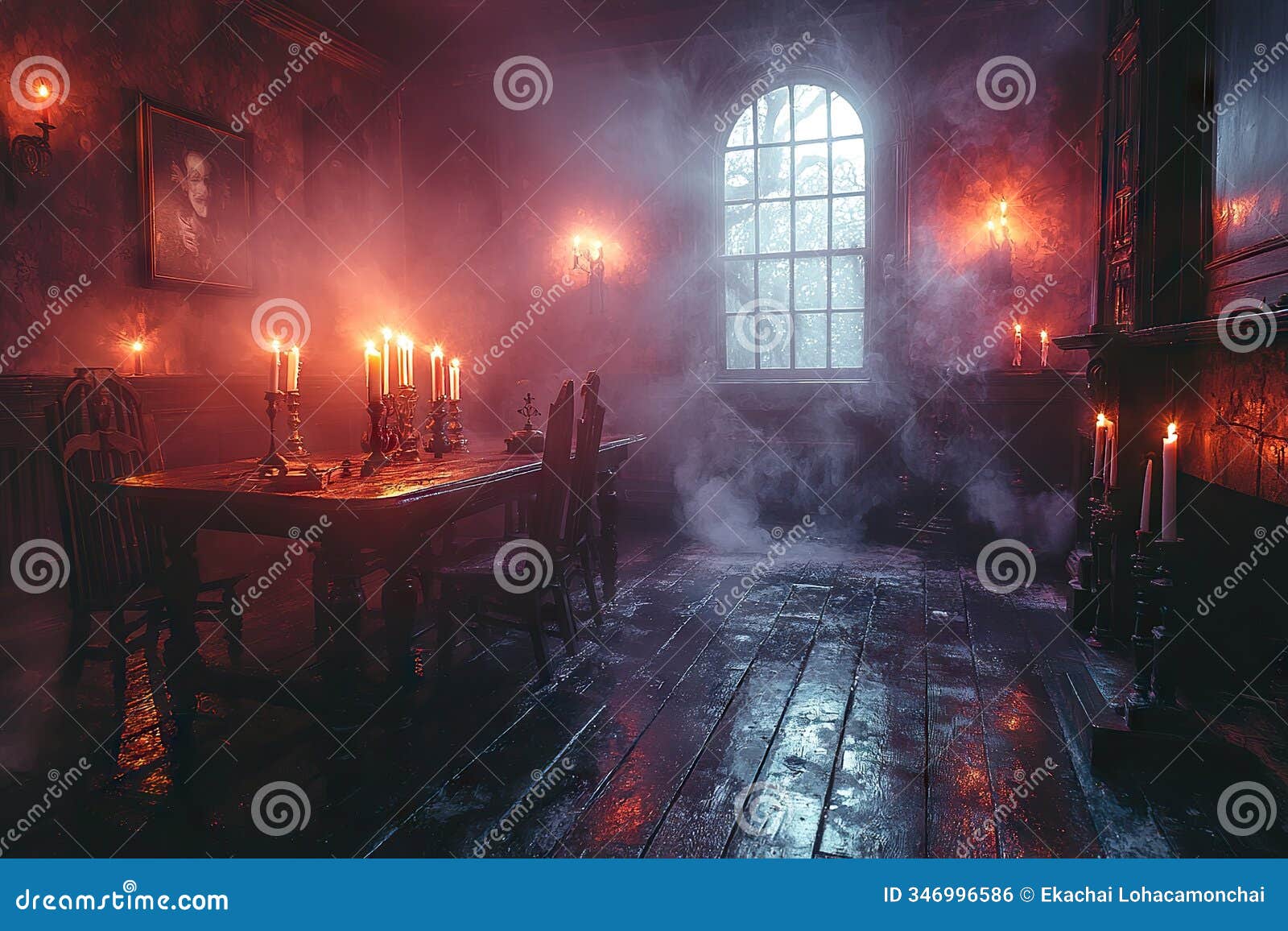 Haunting Elegance Visualize A Wolf Merging With A Ghost Personifying ...