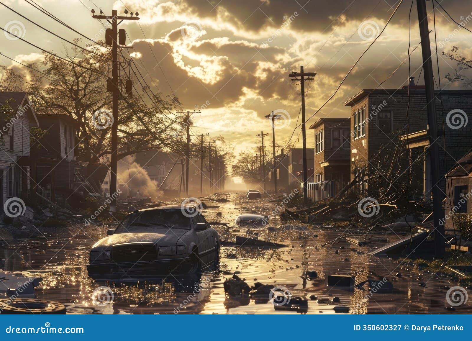 A Hauntingly Beautiful Scene Captures The Aftermath Of A Devastating ...