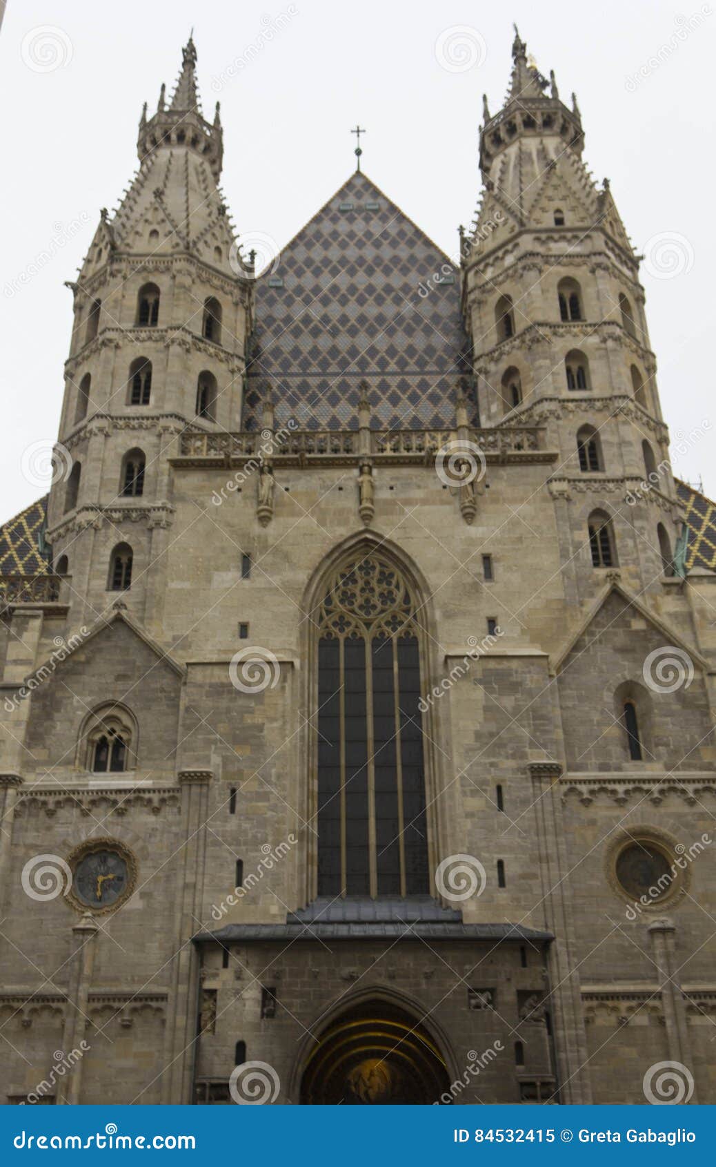 Haupteingang Von Stephansdom-Kathedrale in Wien Redaktionelles Bild ...