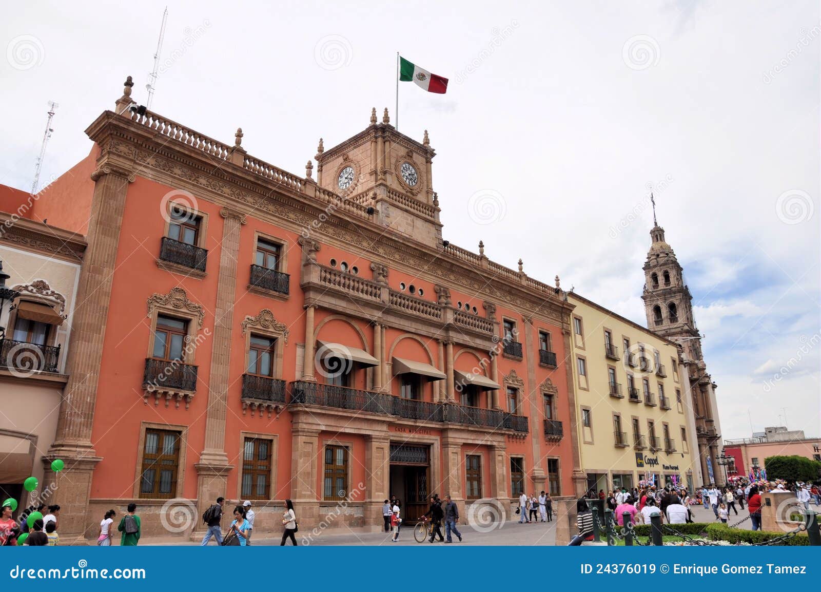 Hauptpiazza in Leon Mexiko redaktionelles stockbild. Bild von klassisch ...