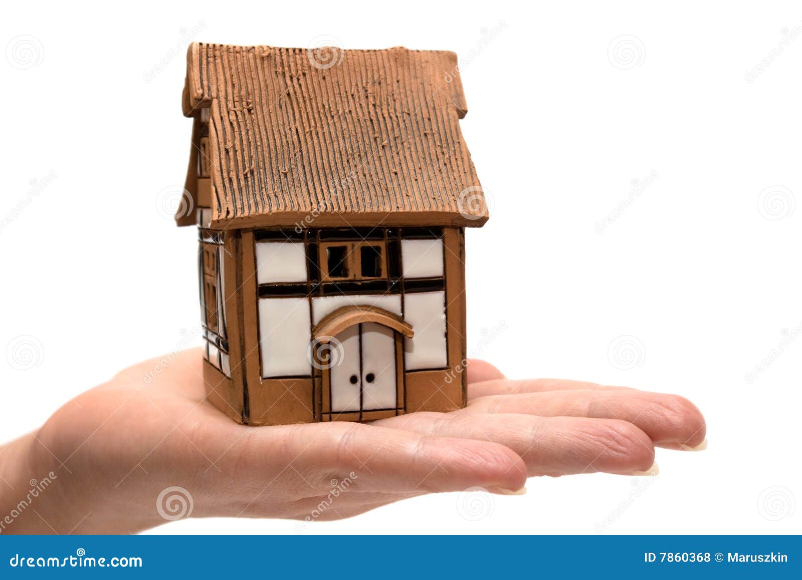 Haus In Der Hand Bild. Bild: 7860368
