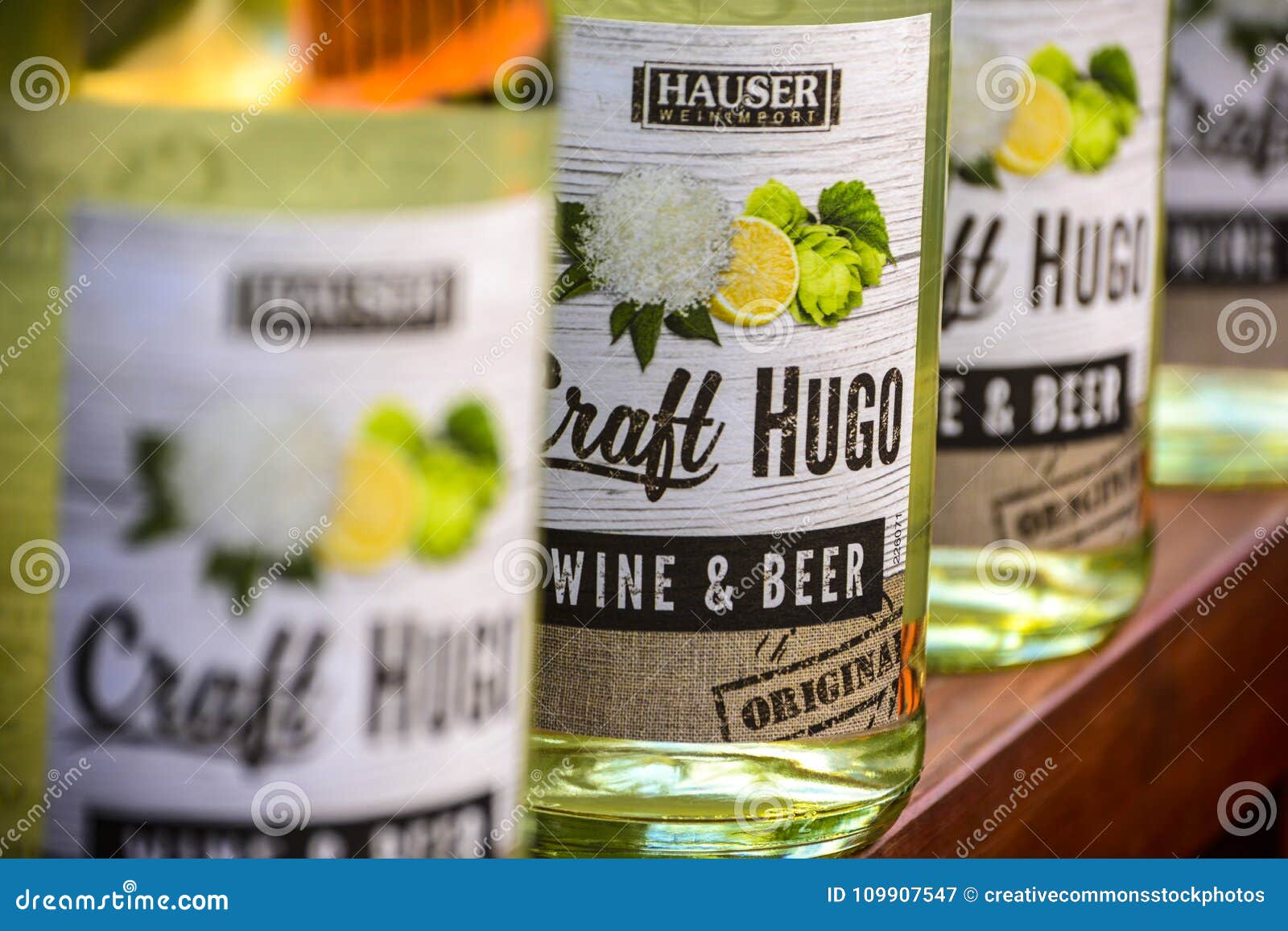 Hauser Craft Hugo Wine And Beer Bottles Picture. Image: 109907547