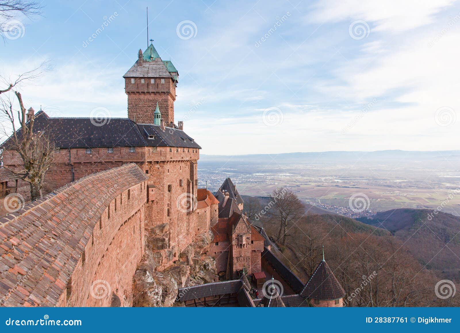 Haut-Koenigsbourg Castle stock image. Image of memorial - 28387761