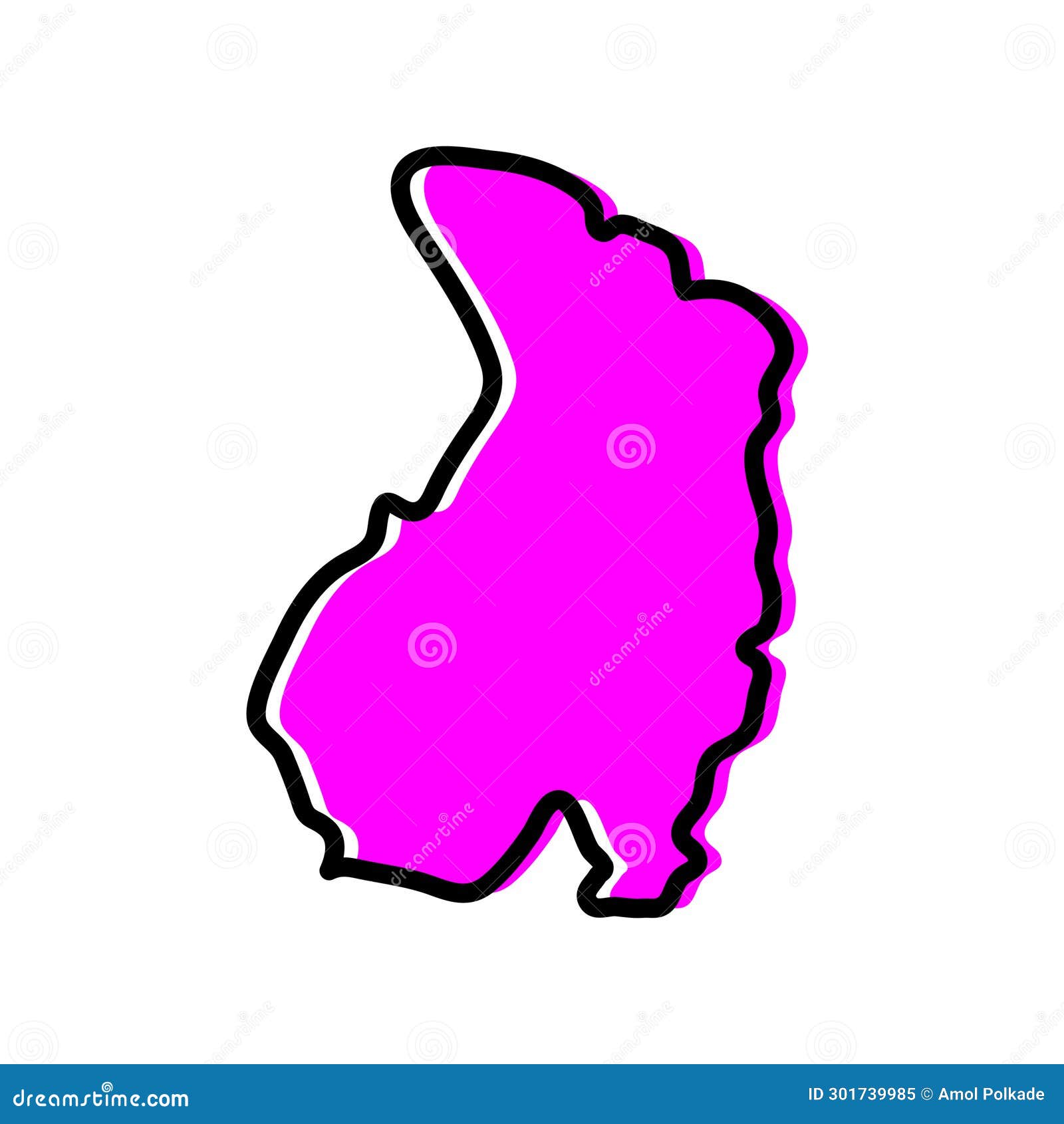 Haut-Ogooue Province Subdivisions Of Gabon, Gabonese Republic Map ...