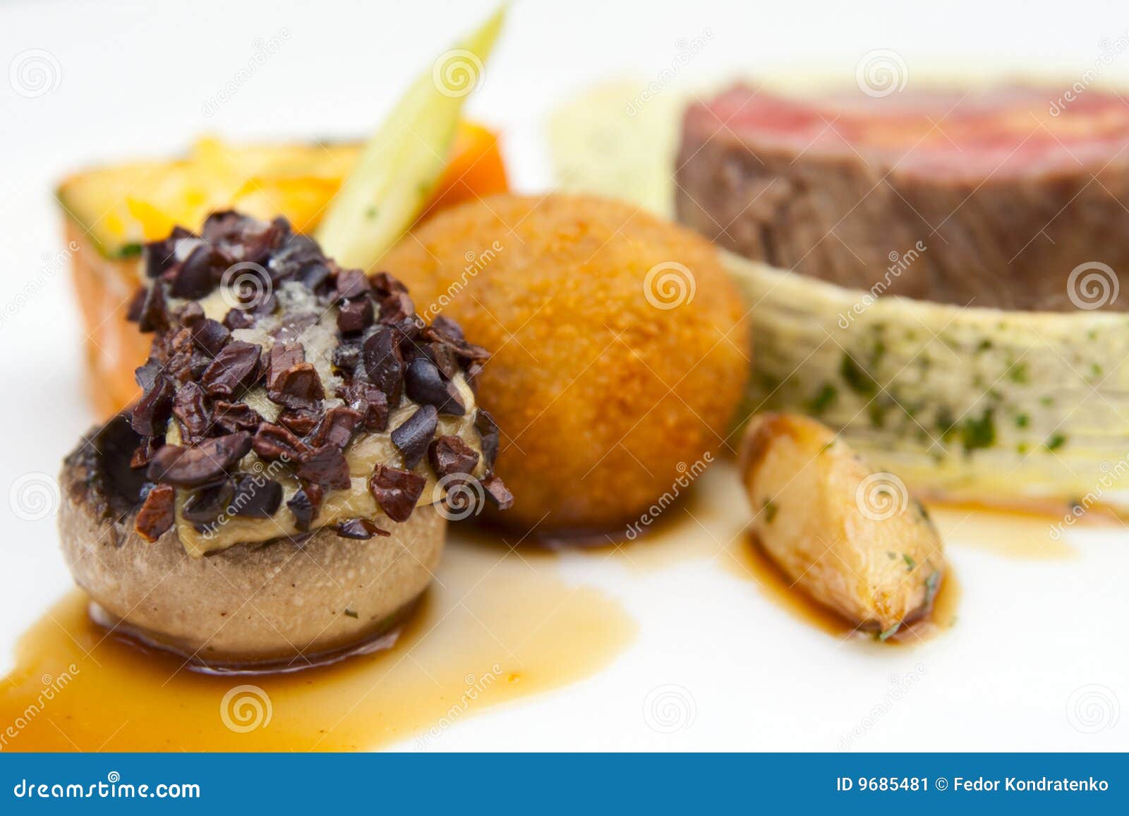 Haute cuisine dish stock image. Image of dining, molecular - 9685481