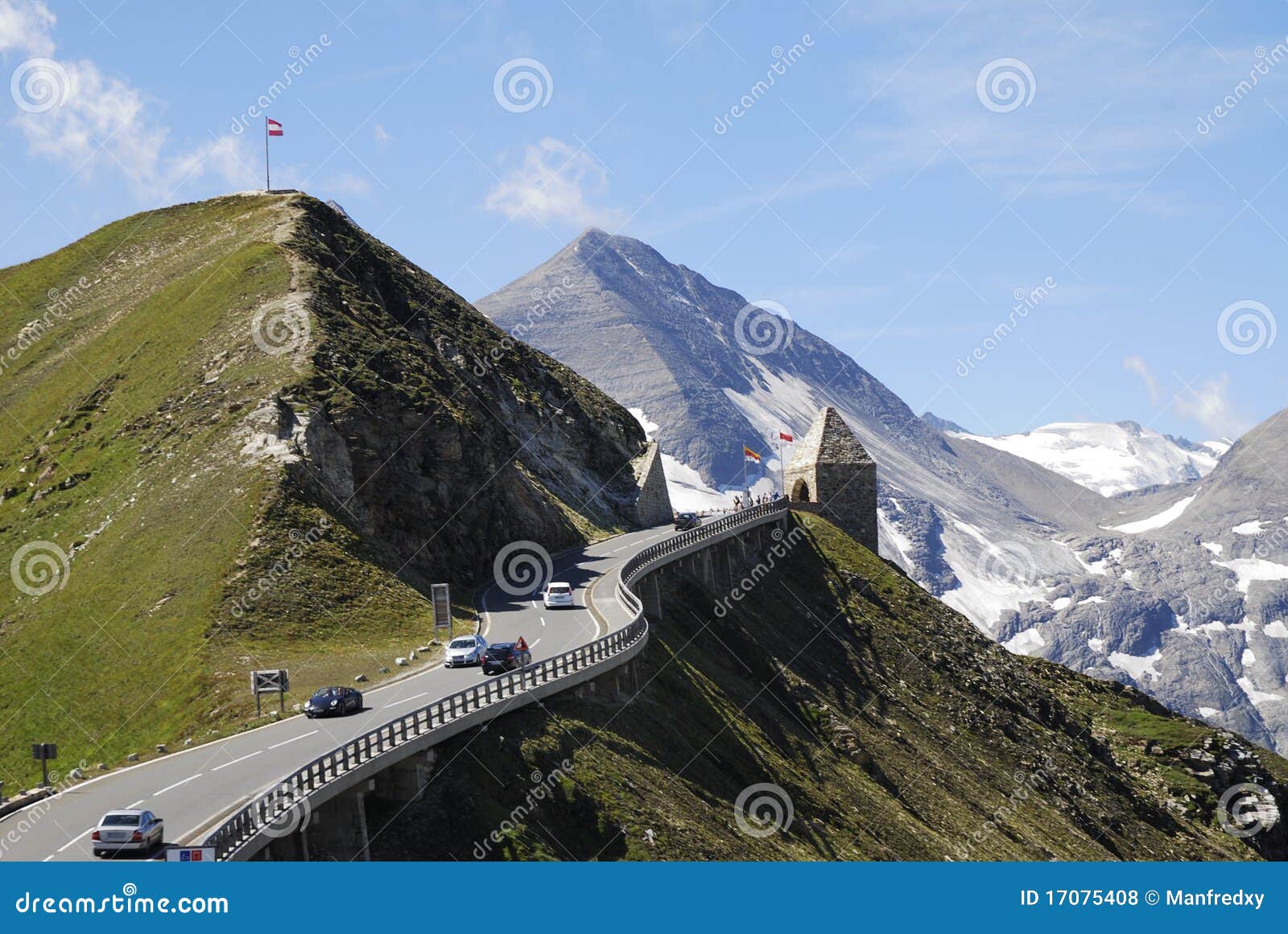 Haute Route Alpestre De Grossglockner Photo stock - Image du scenics ...