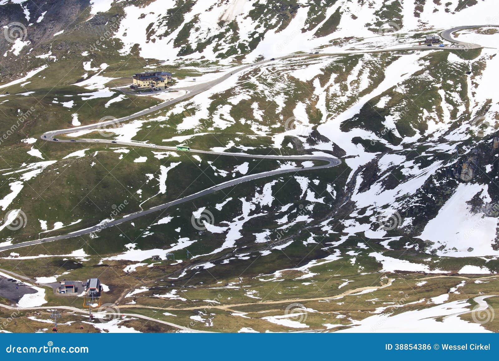 Haute Route Alpine De Grossglockner, Autriche Photo stock - Image du ...