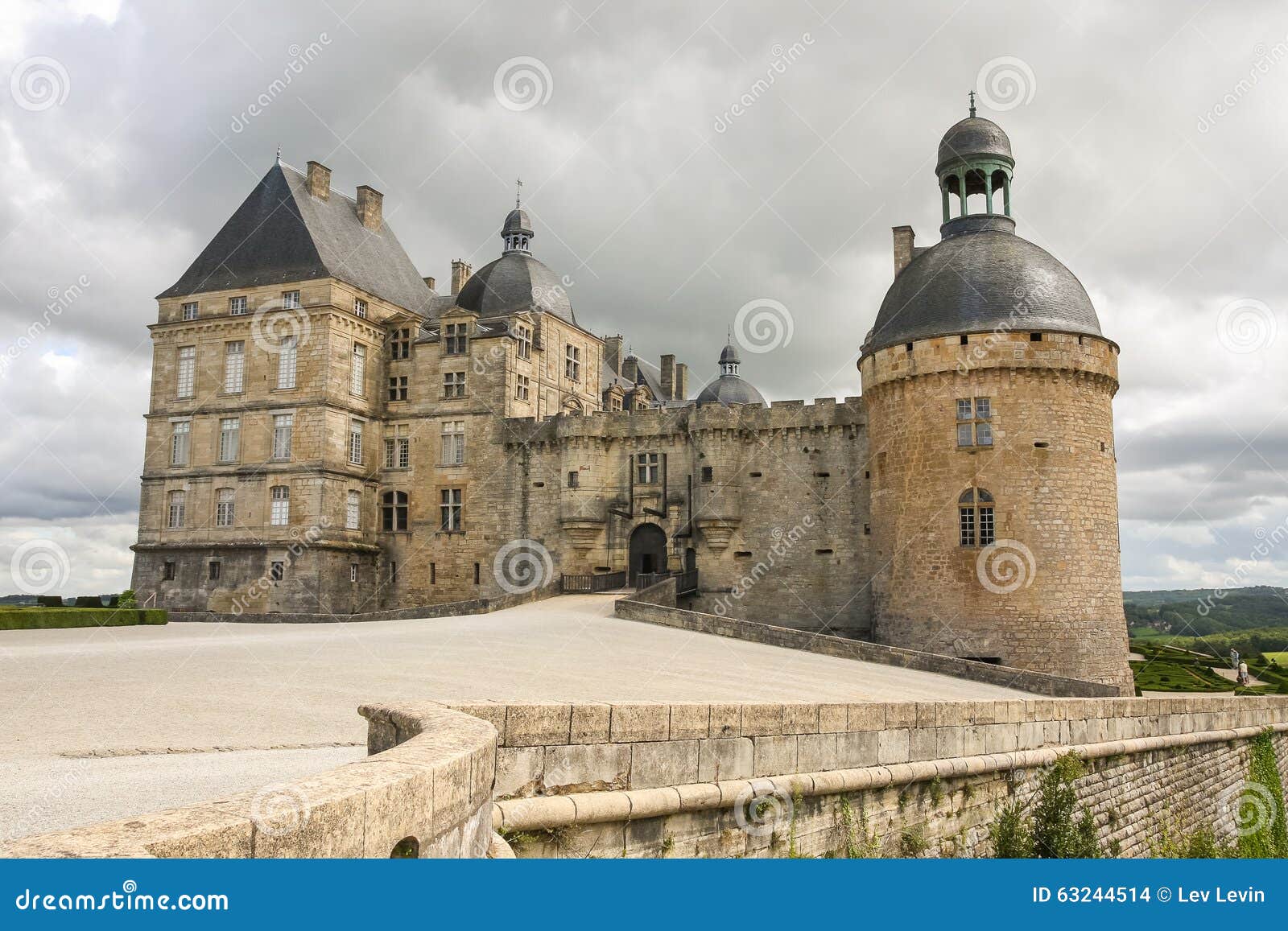Hautefort castle stock photo. Image of park, tower, travel - 63244514