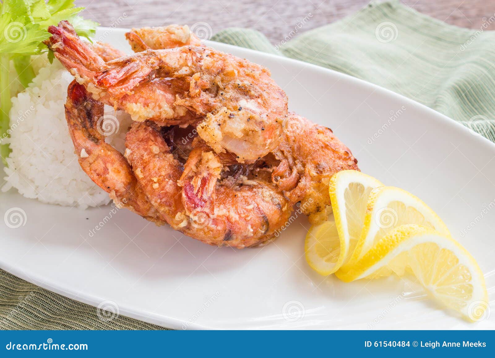 Hauula Shrimp stock photo. Image of seafood, fried, green - 61540484
