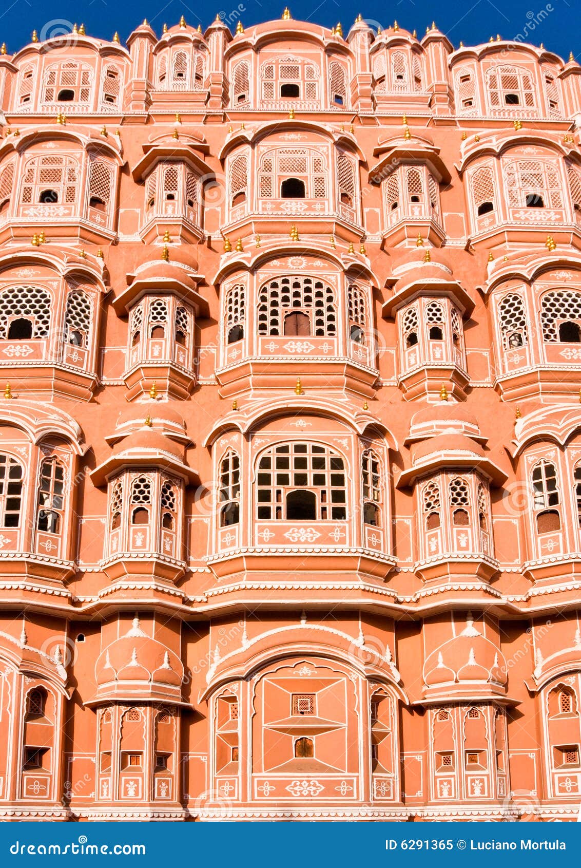 Hava mahal, Jaipur, India. stock image. Image of arabic - 6291365